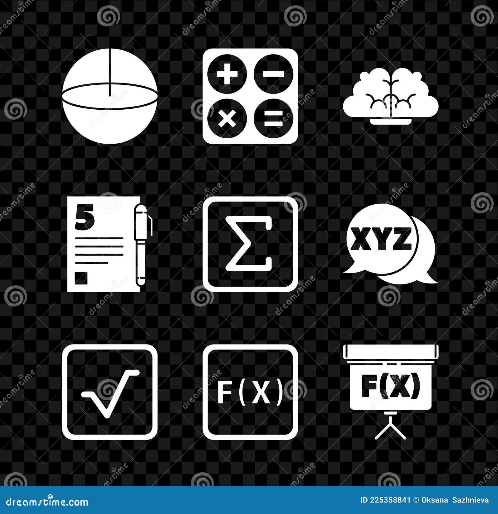 Set Geometric Figure Sphere Calculator Human Brain Square Root