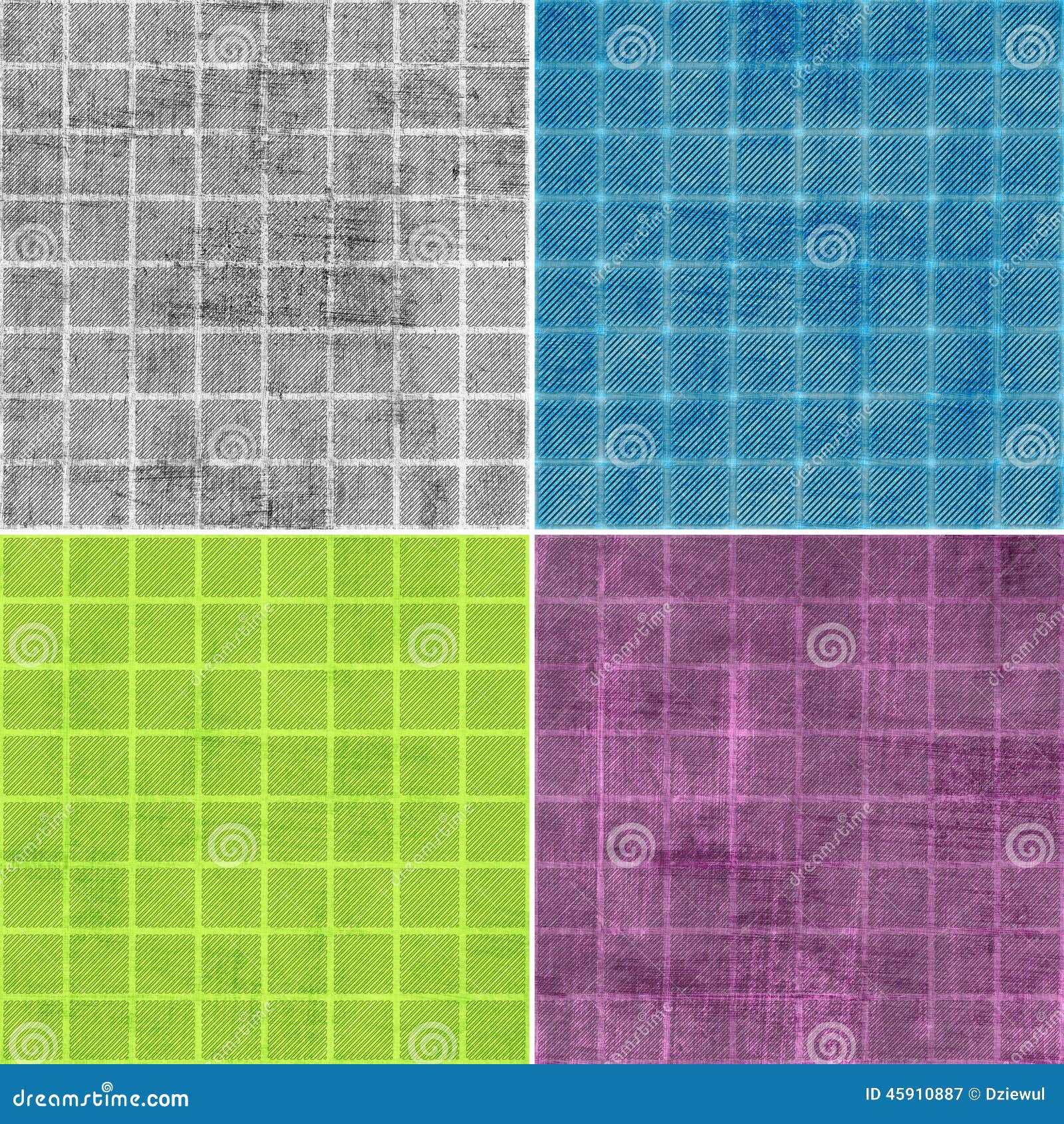 Set of Geometric Grunge Backgrounds Stock Illustration - Illustration ...