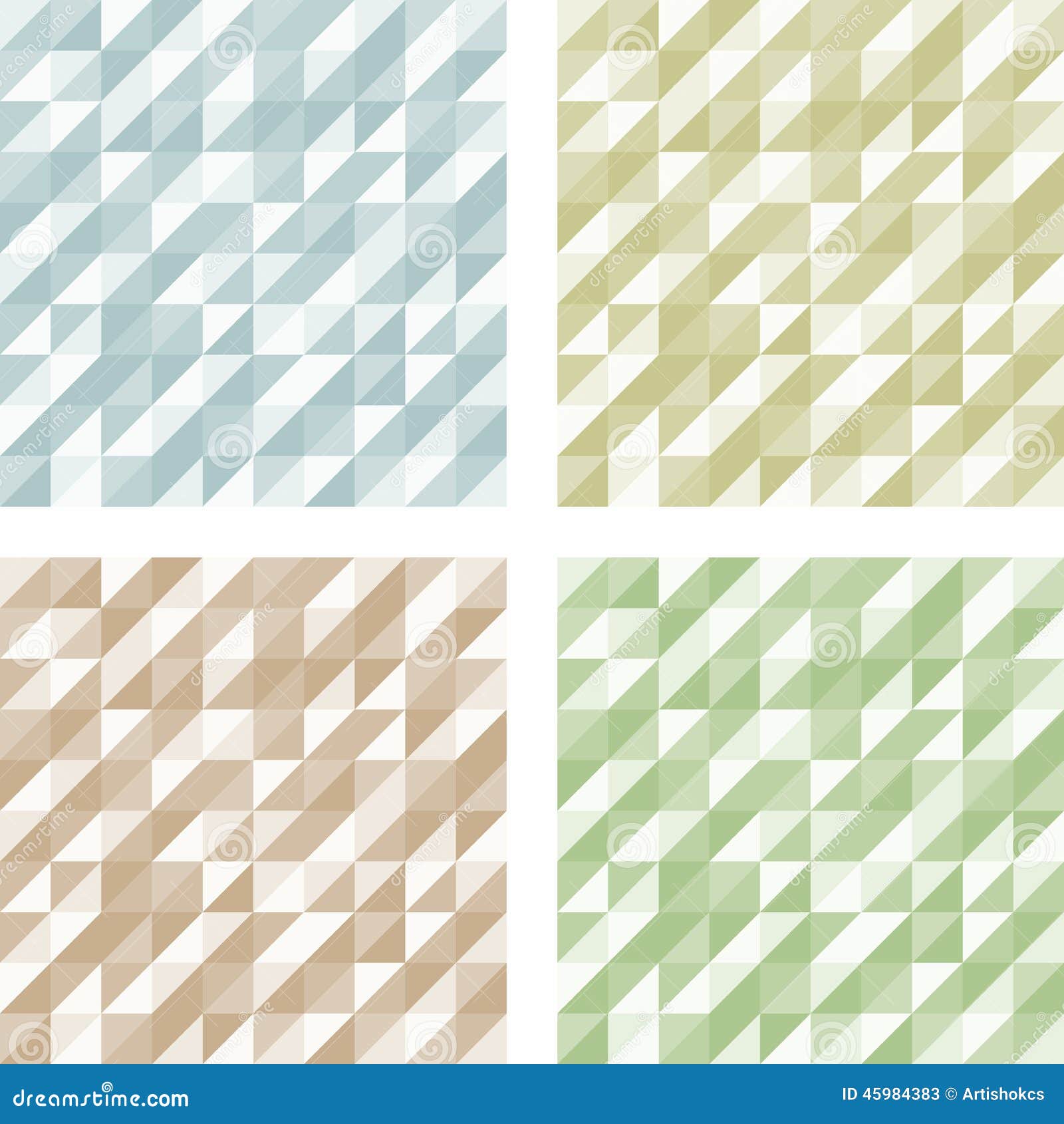 Set of Geometric Retro Patterns Stock Vector - Illustration of card ...