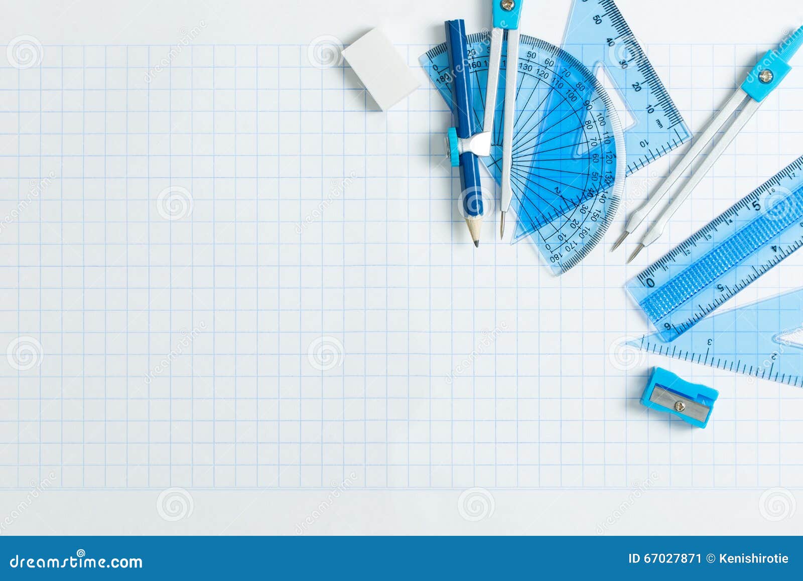 Set of geometry tool stock image. Image of tool, stationery - 67027871