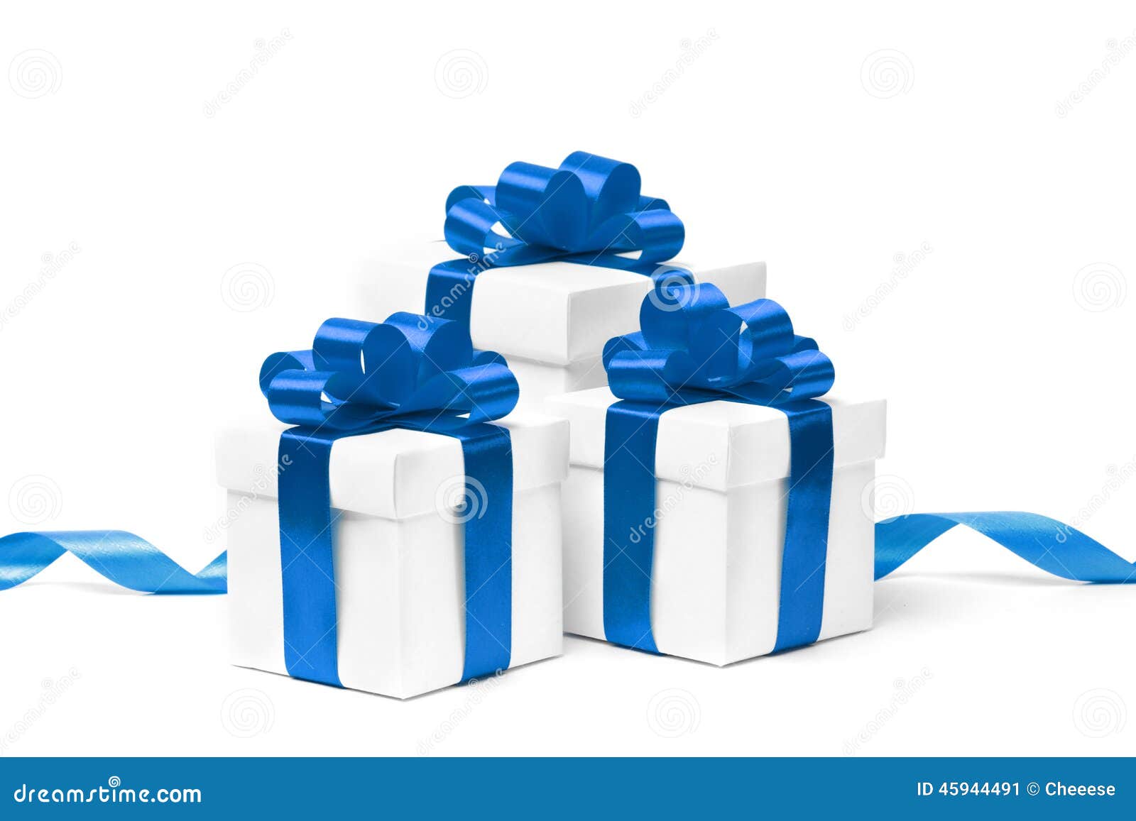 Set of Gift Boxes with a Tape Stock Image - Image of love, pleasure ...