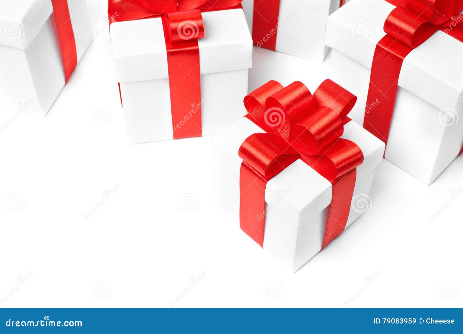 Set of Gift Boxes with a Tape Stock Image - Image of decoration, design ...