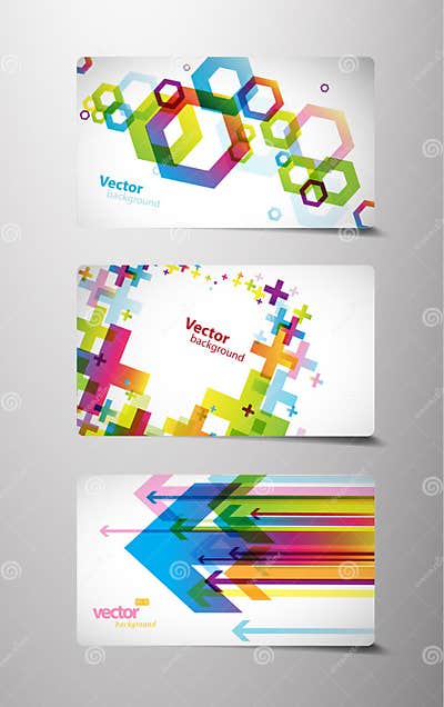Set of Gift Cards with Symbols. Stock Vector - Illustration of badge ...