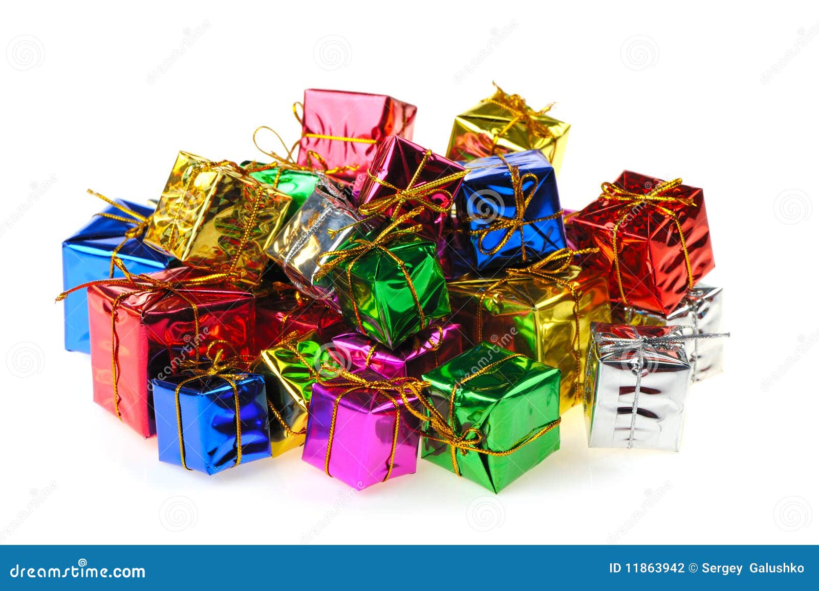 Set of gifts in boxes stock photo. Image of decoration - 11863942