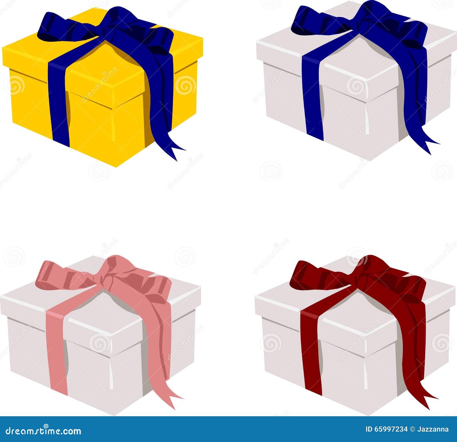 Set of gifts stock vector. Illustration of celebrate - 65997234
