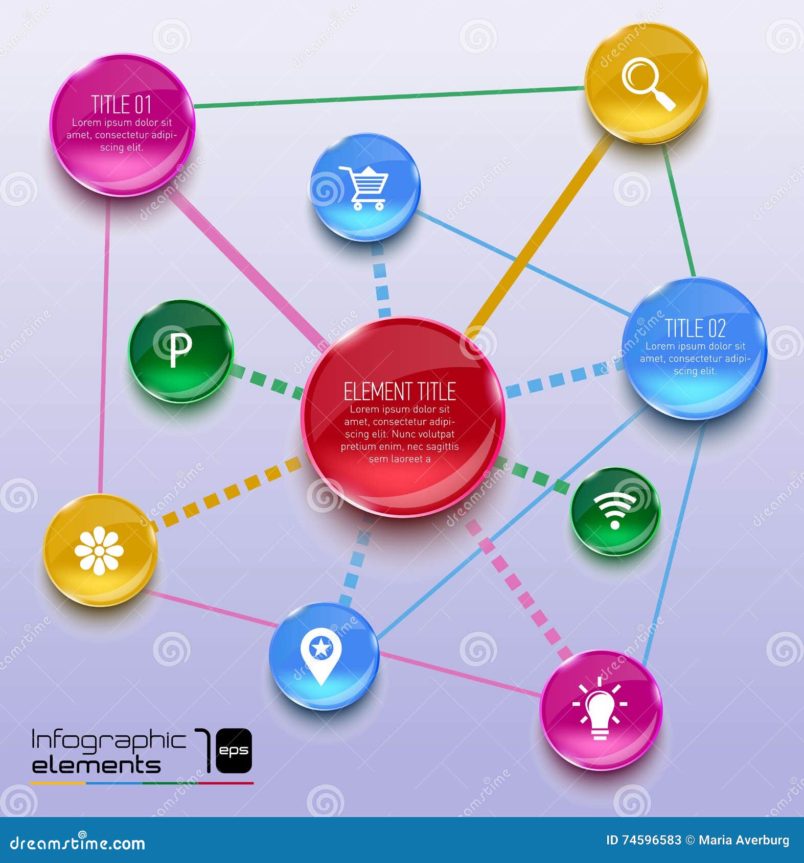 Set of Glass Banners for Your Design. Stock Vector - Illustration of ...