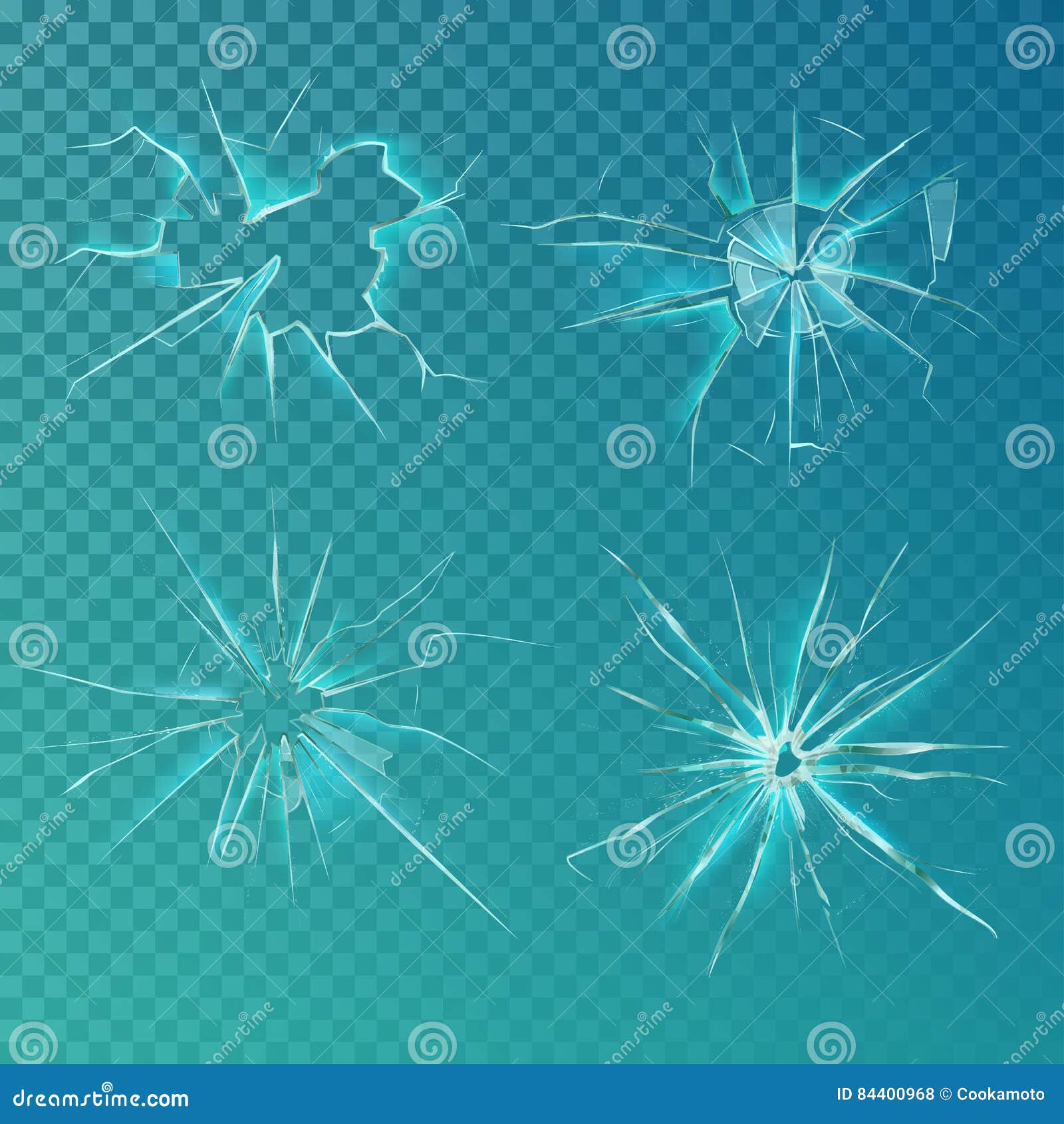 Smashed Windows In Street Scene Cartoon Vector | CartoonDealer.com ...