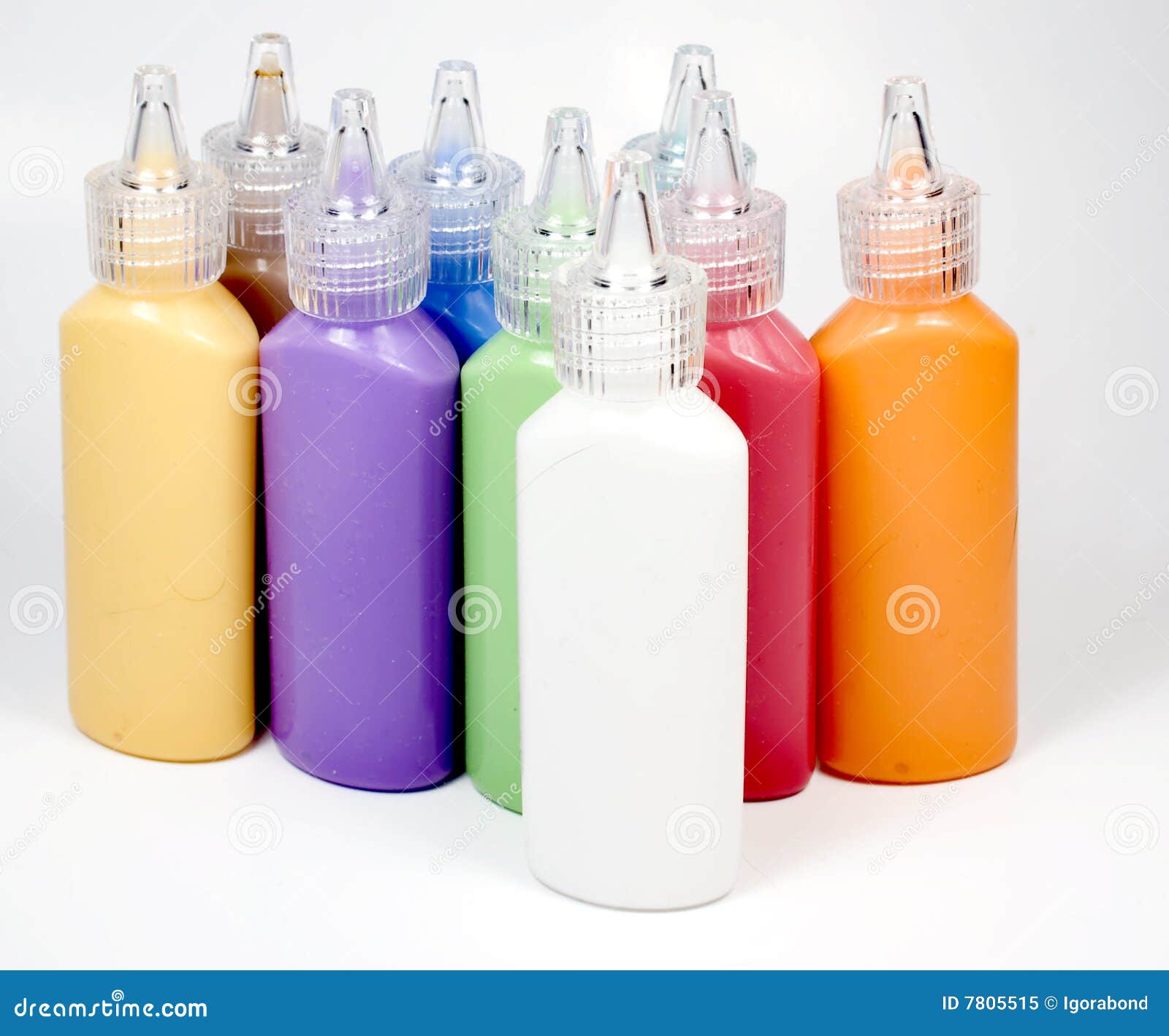 Set of Glass Deco Paint in Tubes Stock Image - Image of water, yellow ...