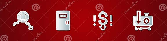 Set Global Economic Crisis, Prison Cell Door, Dollar Rate Decrease and Drop in Crude Oil Price ...