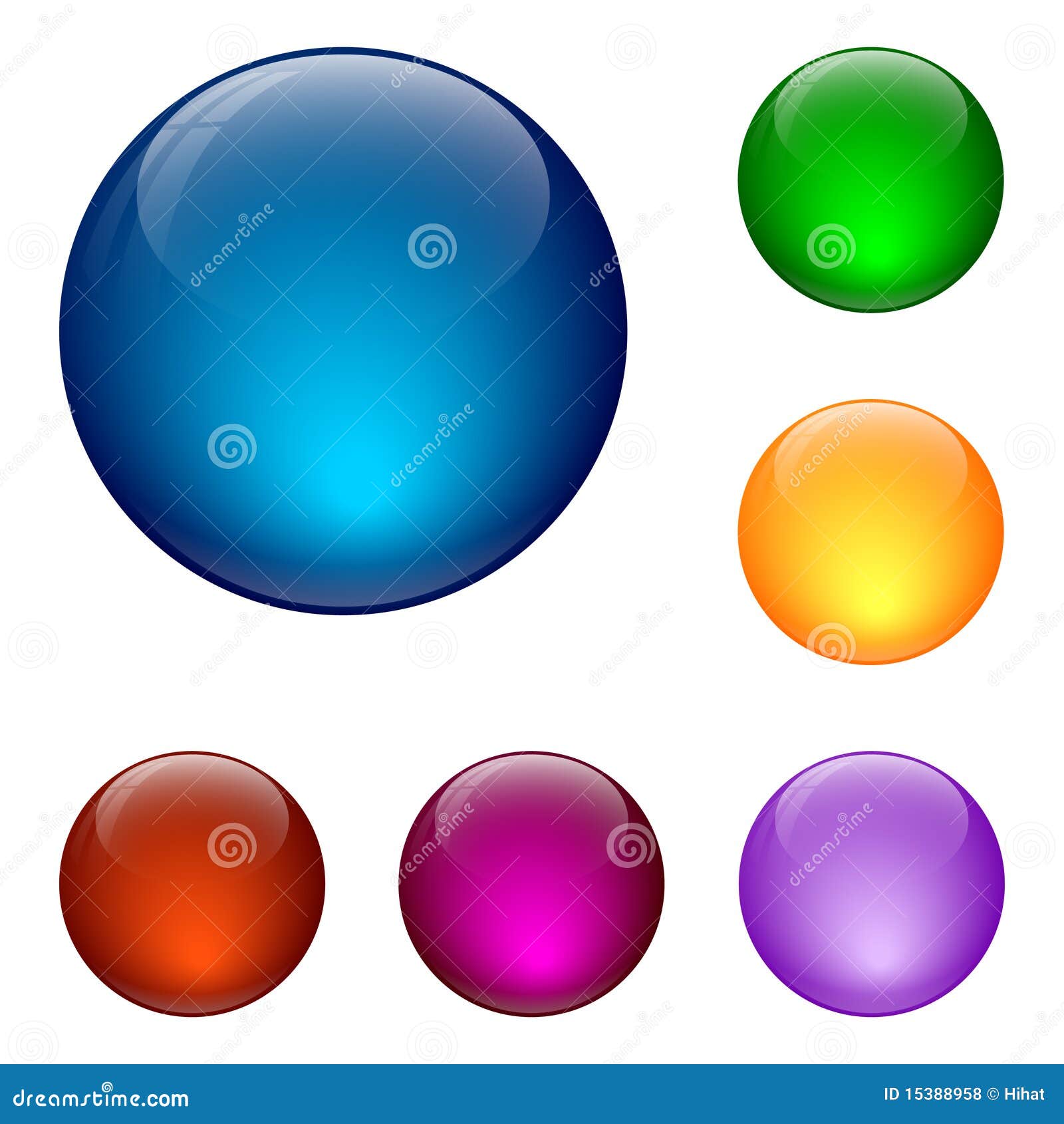 Set glossy button stock vector. Illustration of group - 15388958