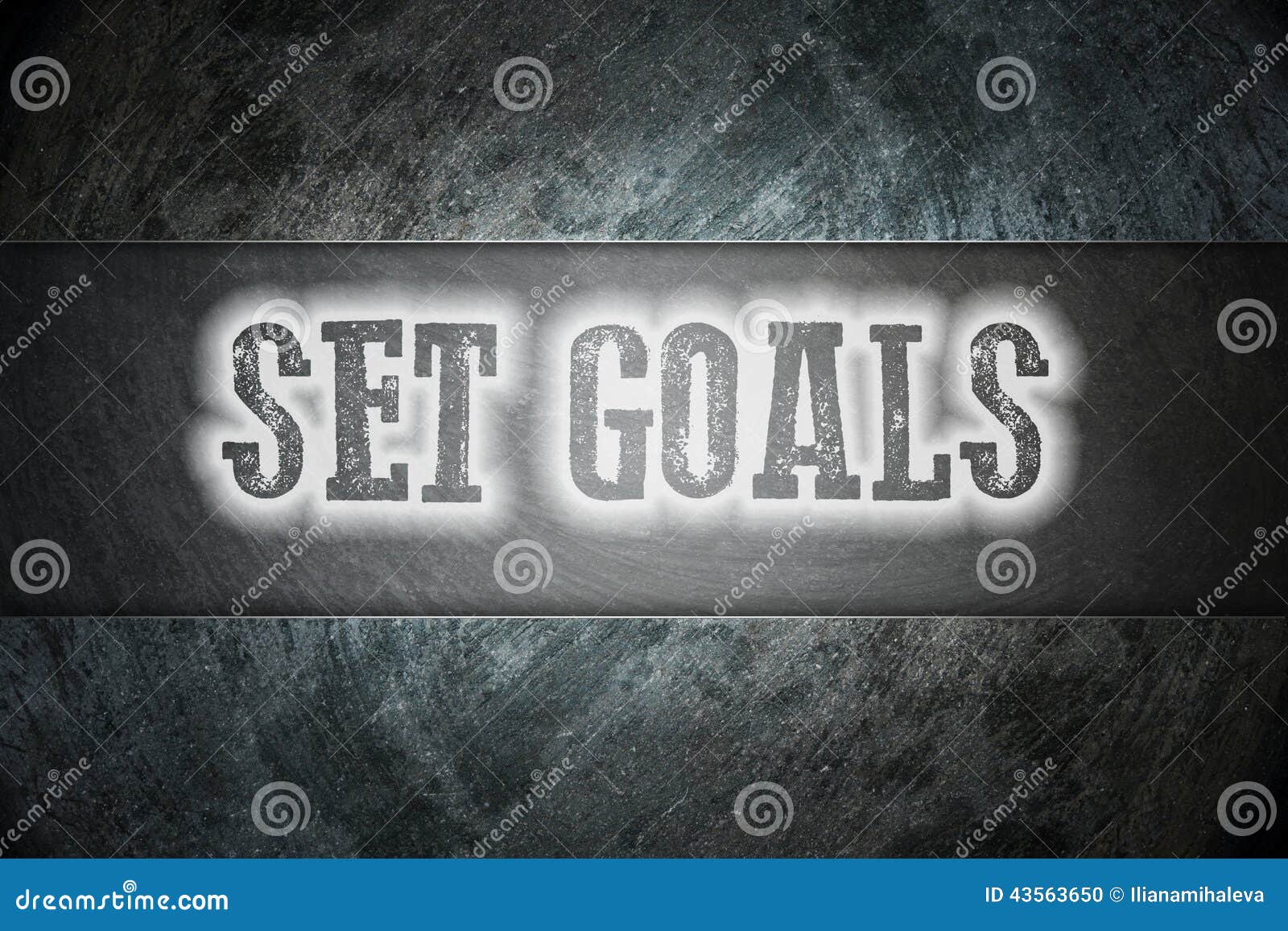 Set Goals Concept stock illustration. Illustration of develop - 43563650
