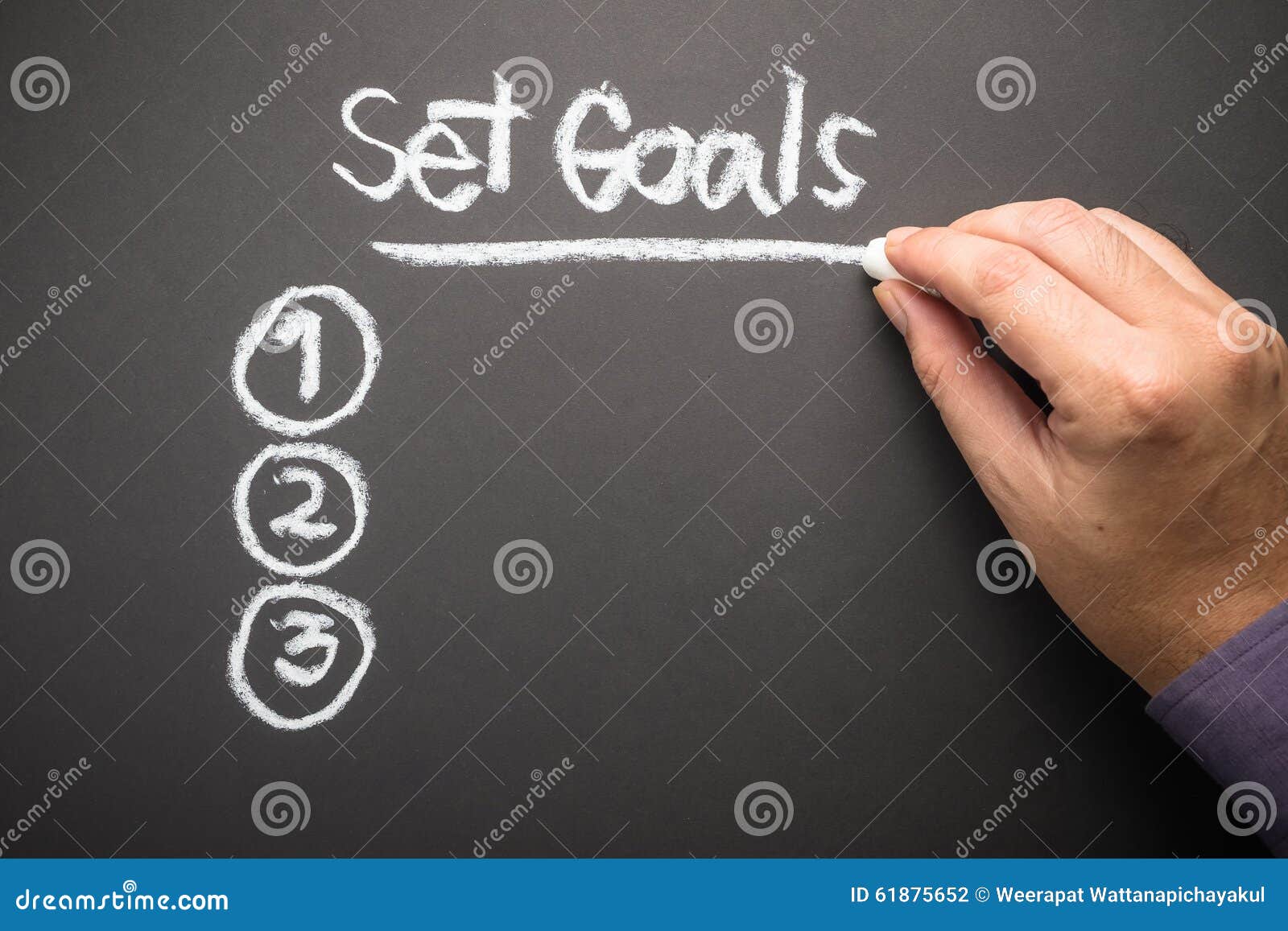 Set Goals stock photo. Image of step, inspire, plan, text - 61875652