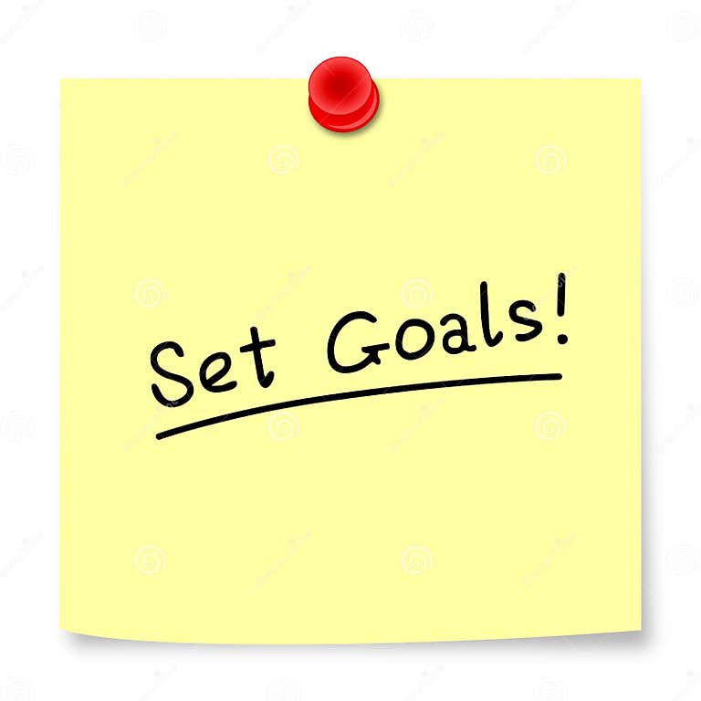 Set Goals stock photo. Image of conceptual, decision - 44246420