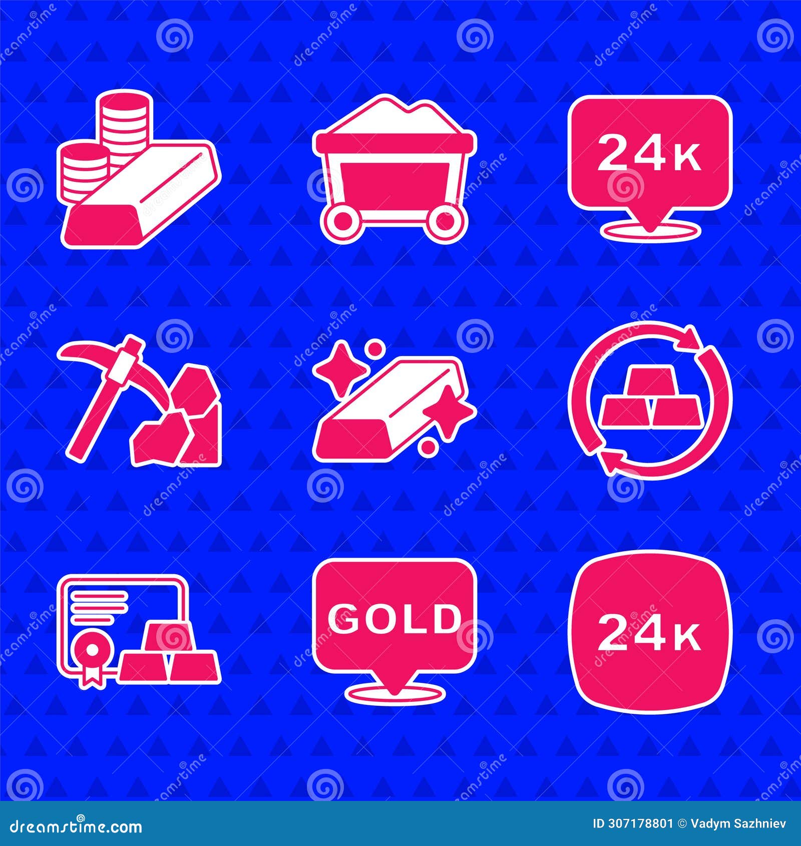 Set Gold Bars, 24k, Exchange Money, With Certificate, Mining, And Coin ...