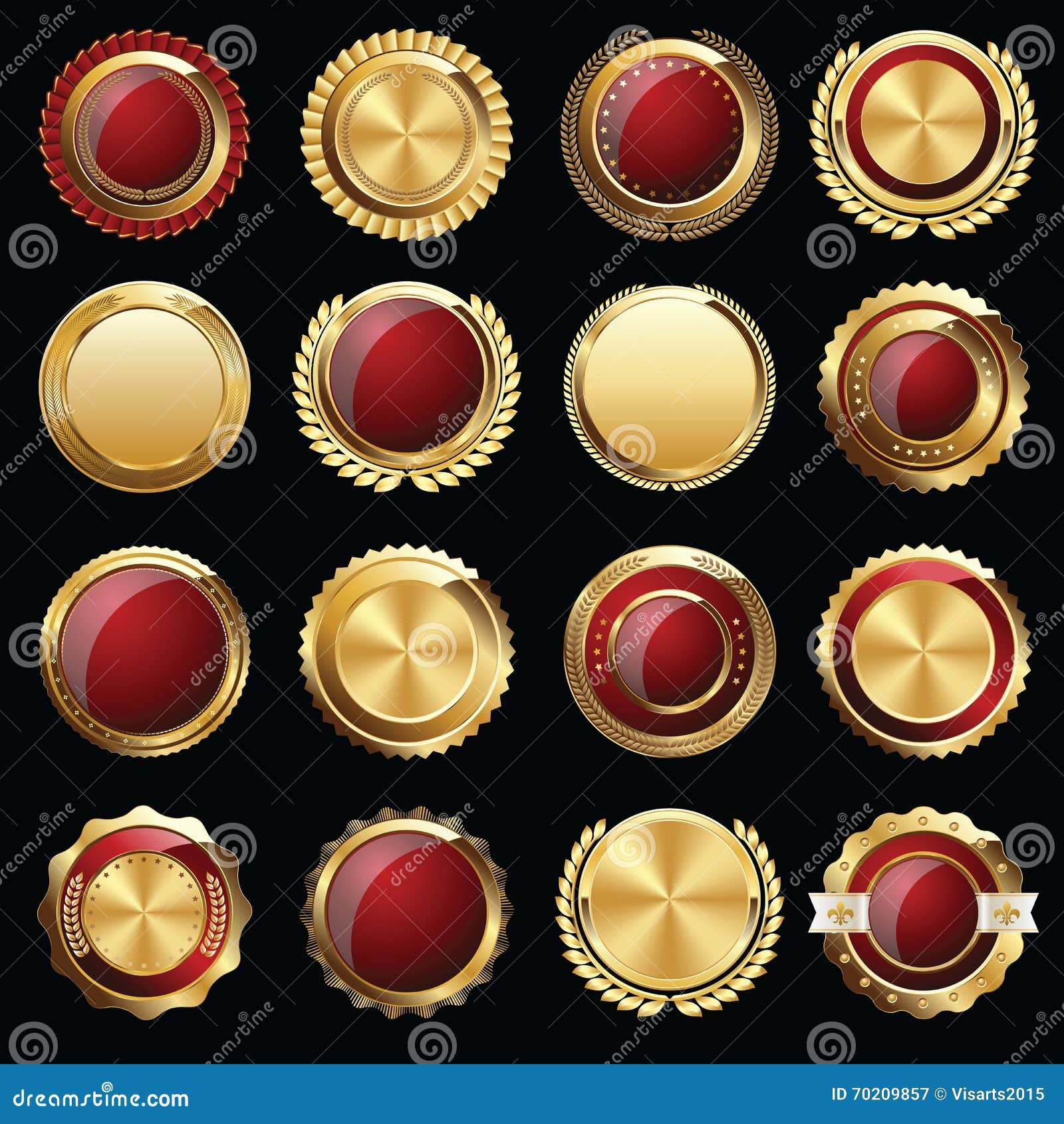 Graduation Seals Vector Illustration | CartoonDealer.com #14110608