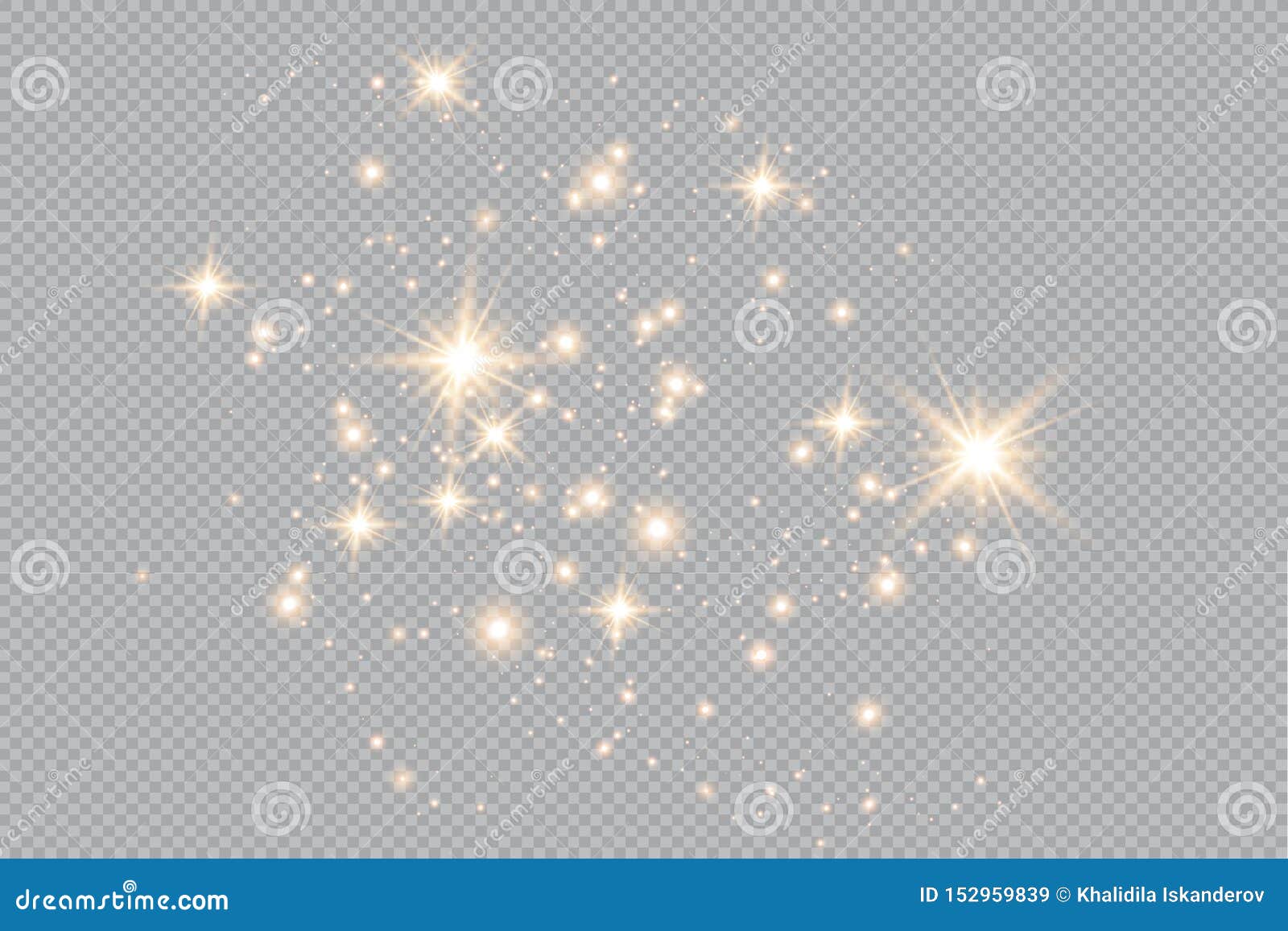 Glow Light Effect. Star Exploded Sparkles Stock Vector - Illustration ...