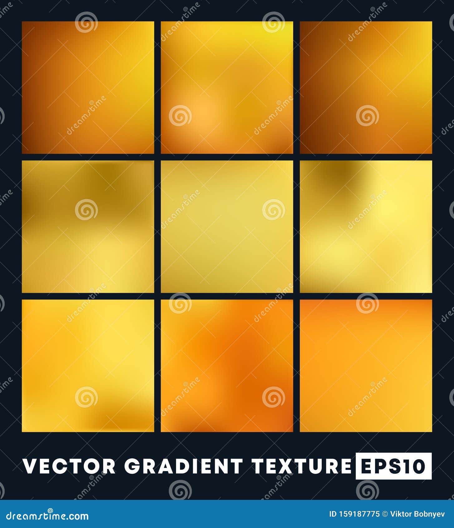 Gold Gradient Background Icon Texture Metallic Illustration For Royalty ...