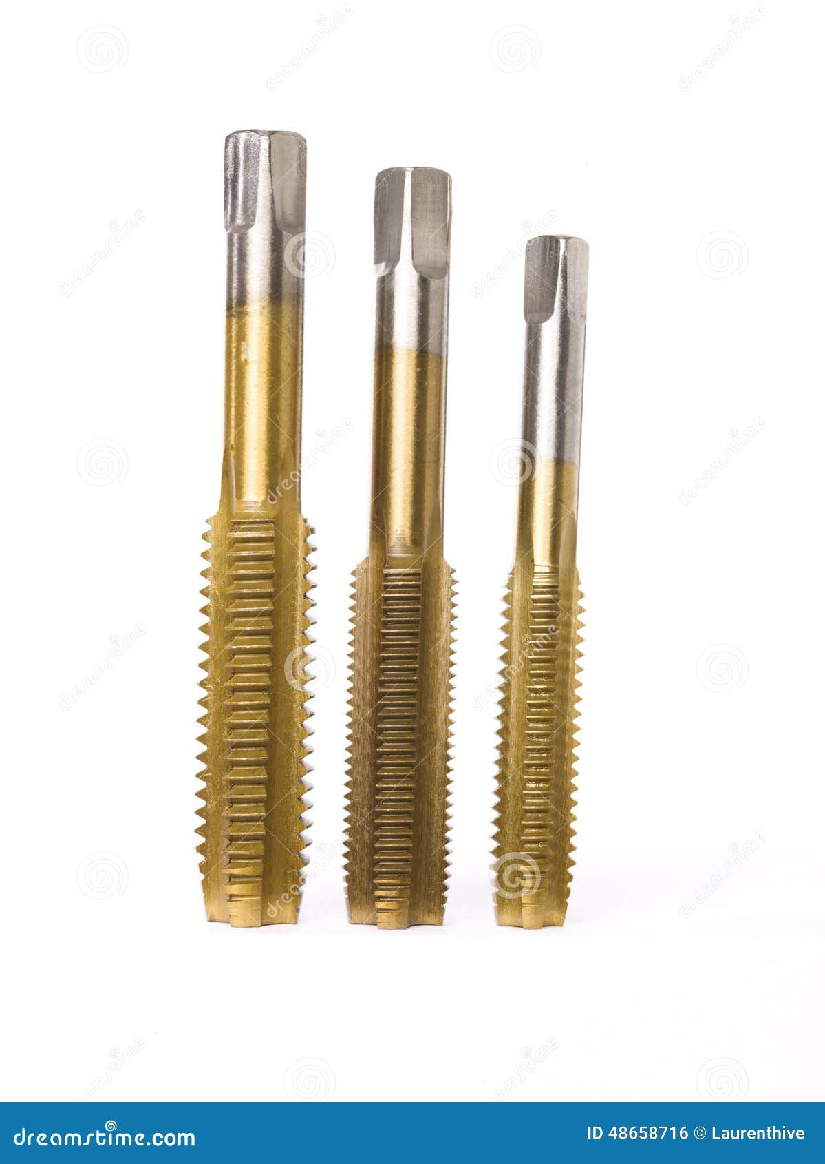 Set of golden tap stock photo. Image of bolt, engineering - 48658716