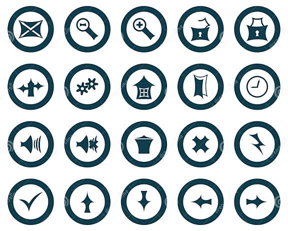 Set of gothic icons stock vector. Illustration of email - 8678014