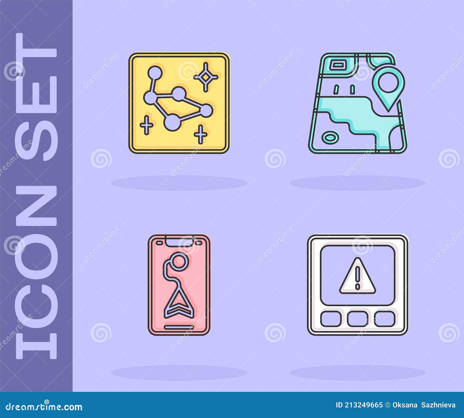 Set Gps Device Error, Great Bear Constellation, City Map Navigation and ...