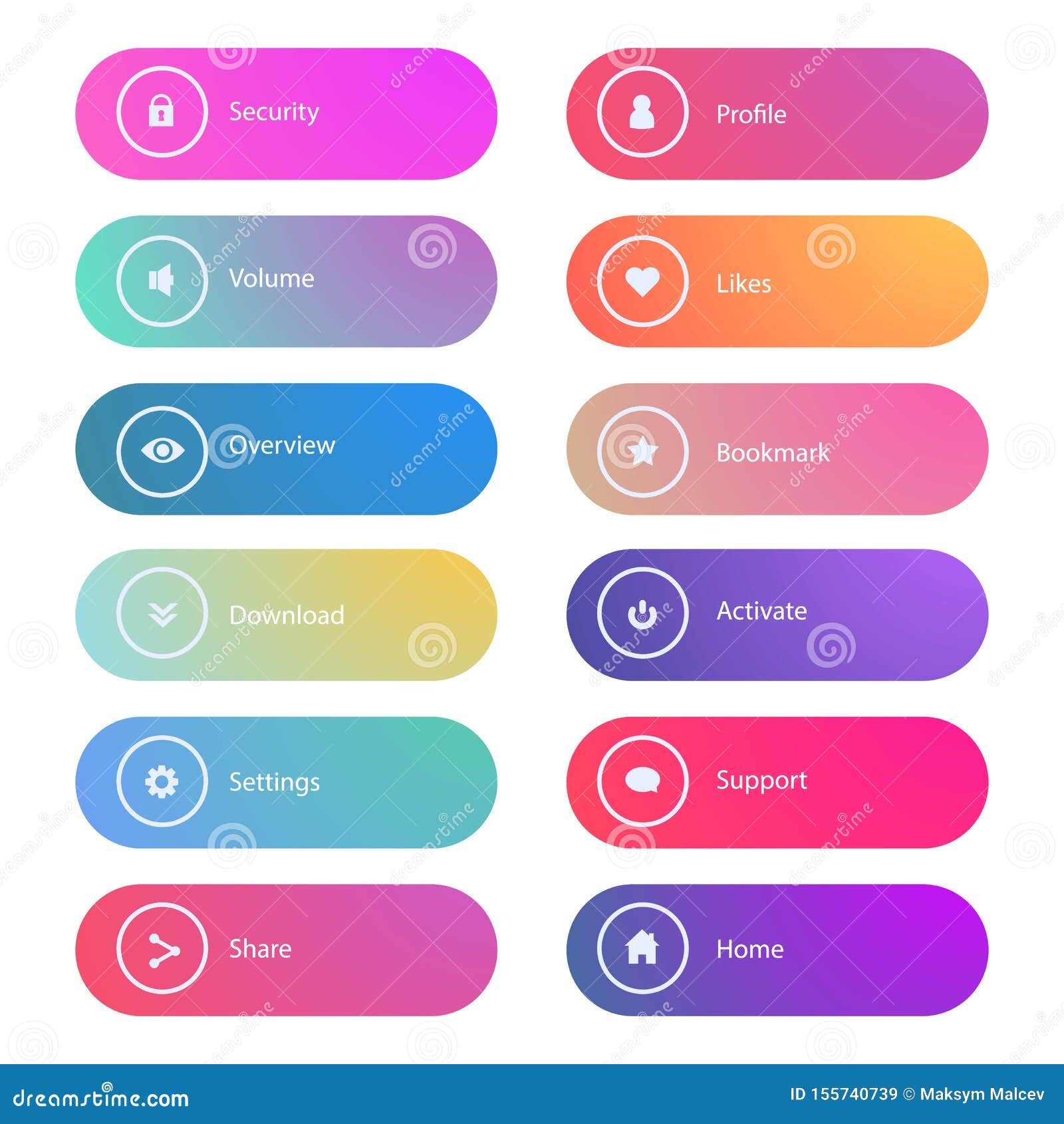 Gradient Action Buttons. Flat Web Submit Form, Modern Transition Sign ... Gradient Action Buttons. Flat Web Submit Form, Modern Transition Sign ...