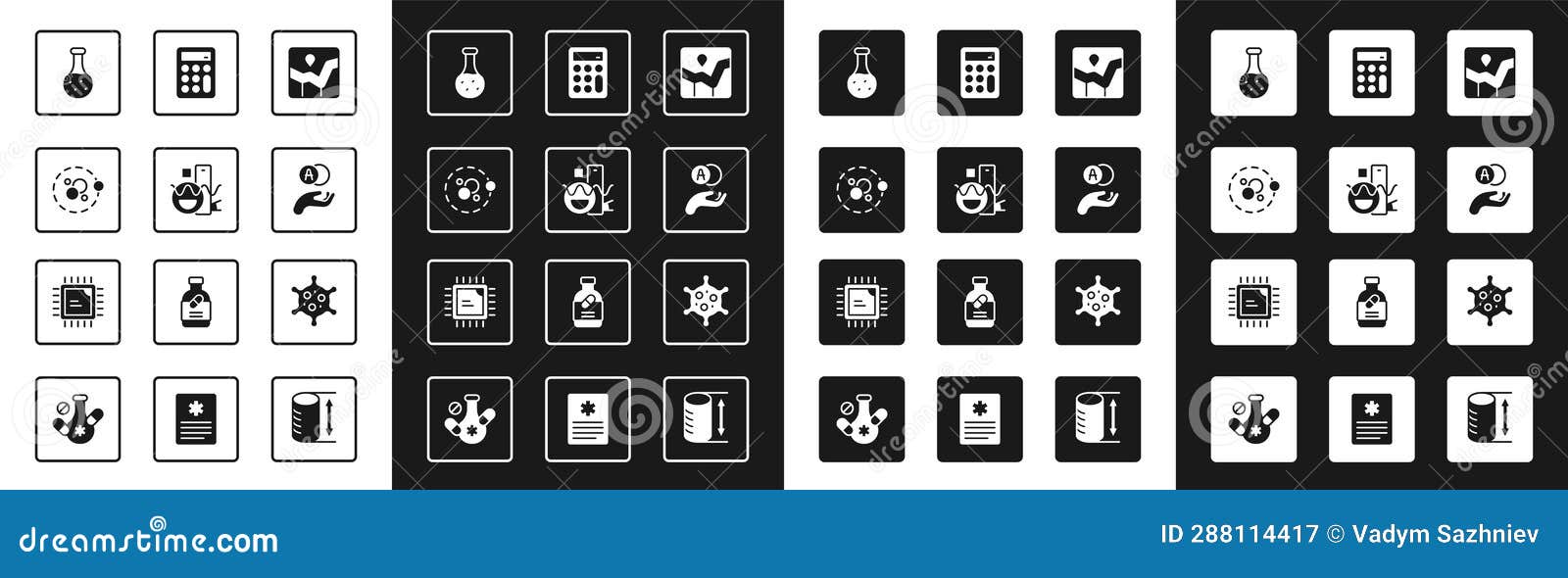 Set Graph Chart Infographic, Basic Geometric Shapes, Atom, Test Tube ... Set Graph Chart Infographic, Basic Geometric Shapes, Atom, Test Tube ...