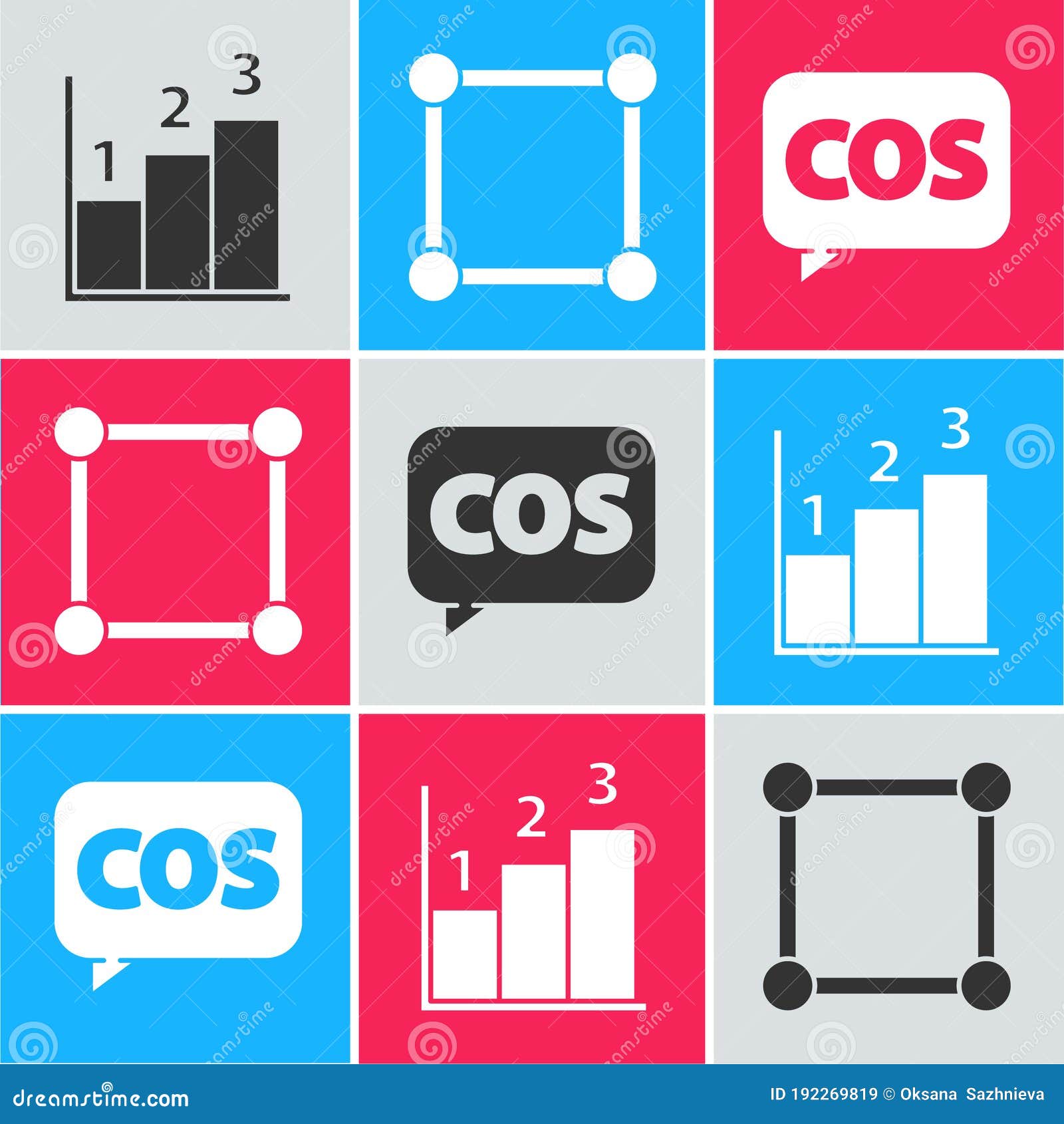 Set Graph, Schedule, Chart, Diagram, Geometric Figure Square and ... Set Graph, Schedule, Chart, Diagram, Geometric Figure Square and ...