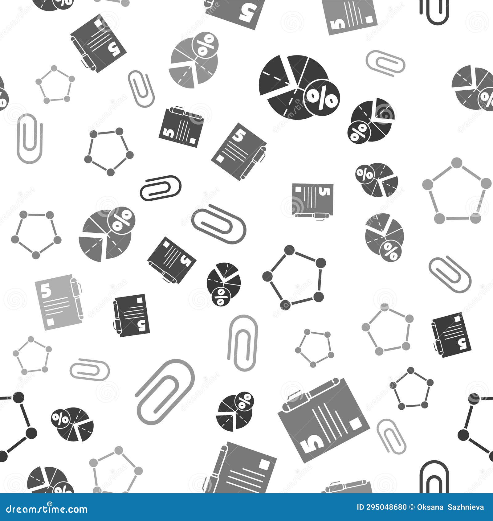 Set Graph, Schedule, Chart, Diagram, Test or Exam Sheet and Pen ...