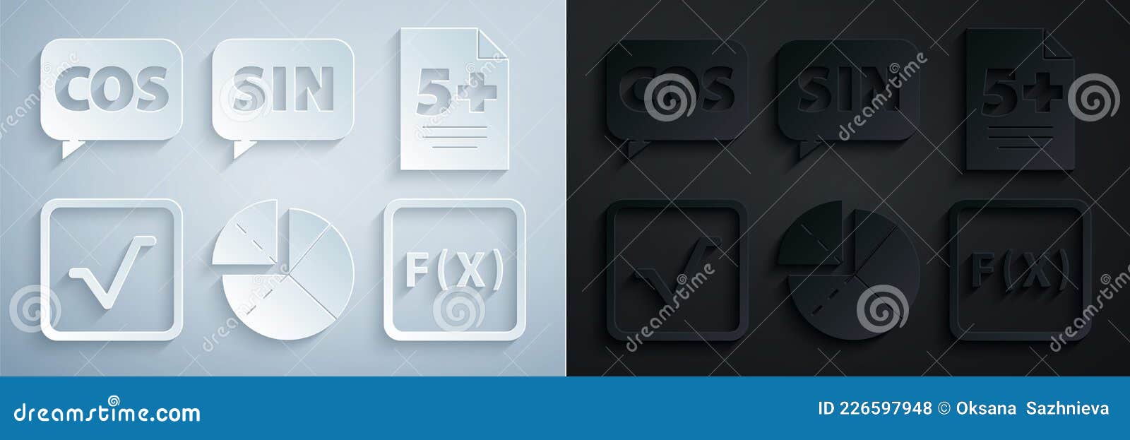 Set Graph, Schedule, Chart, Diagram, Test or Exam Sheet, Square Root ...