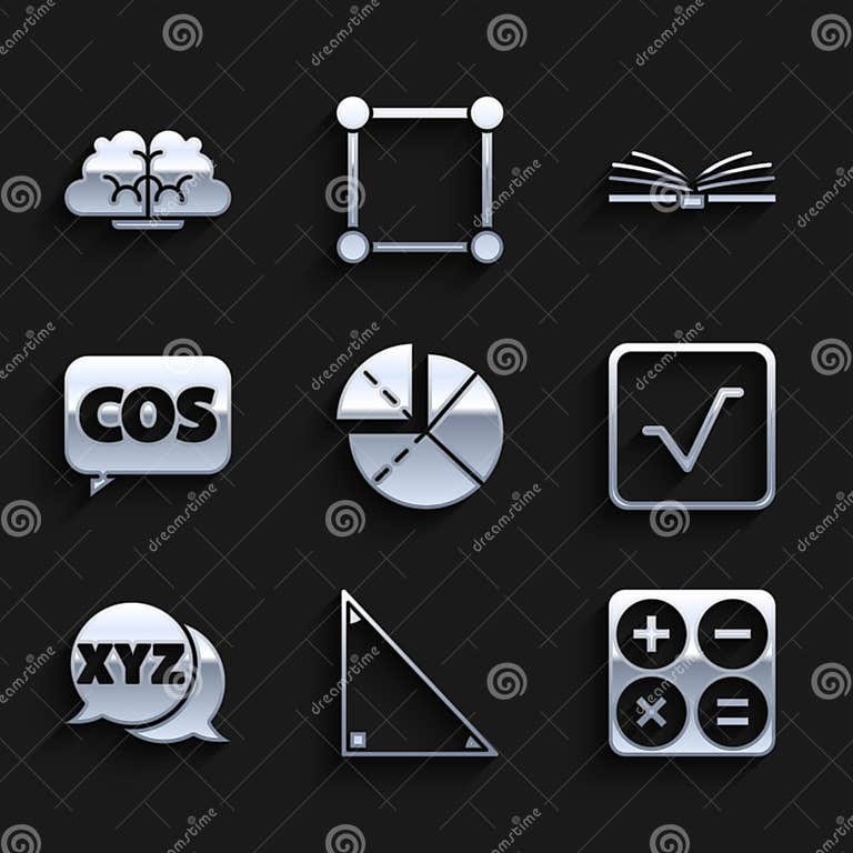 Set Graph, Schedule, Chart, Diagram, Triangle Math, Calculator, Square Root, XYZ Coordinate ...