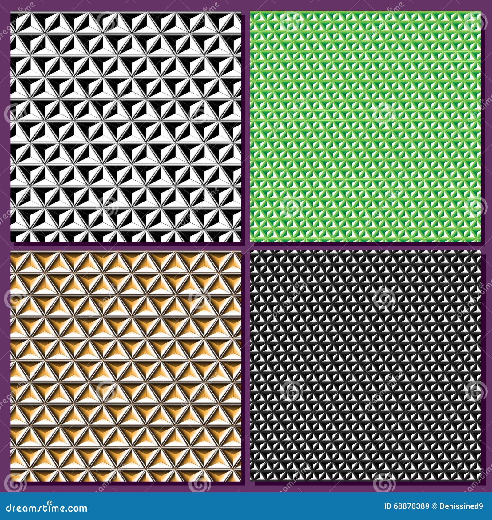 Set Graphic Background, Geometric Abstract, Cube Illusion Stock Vector ...