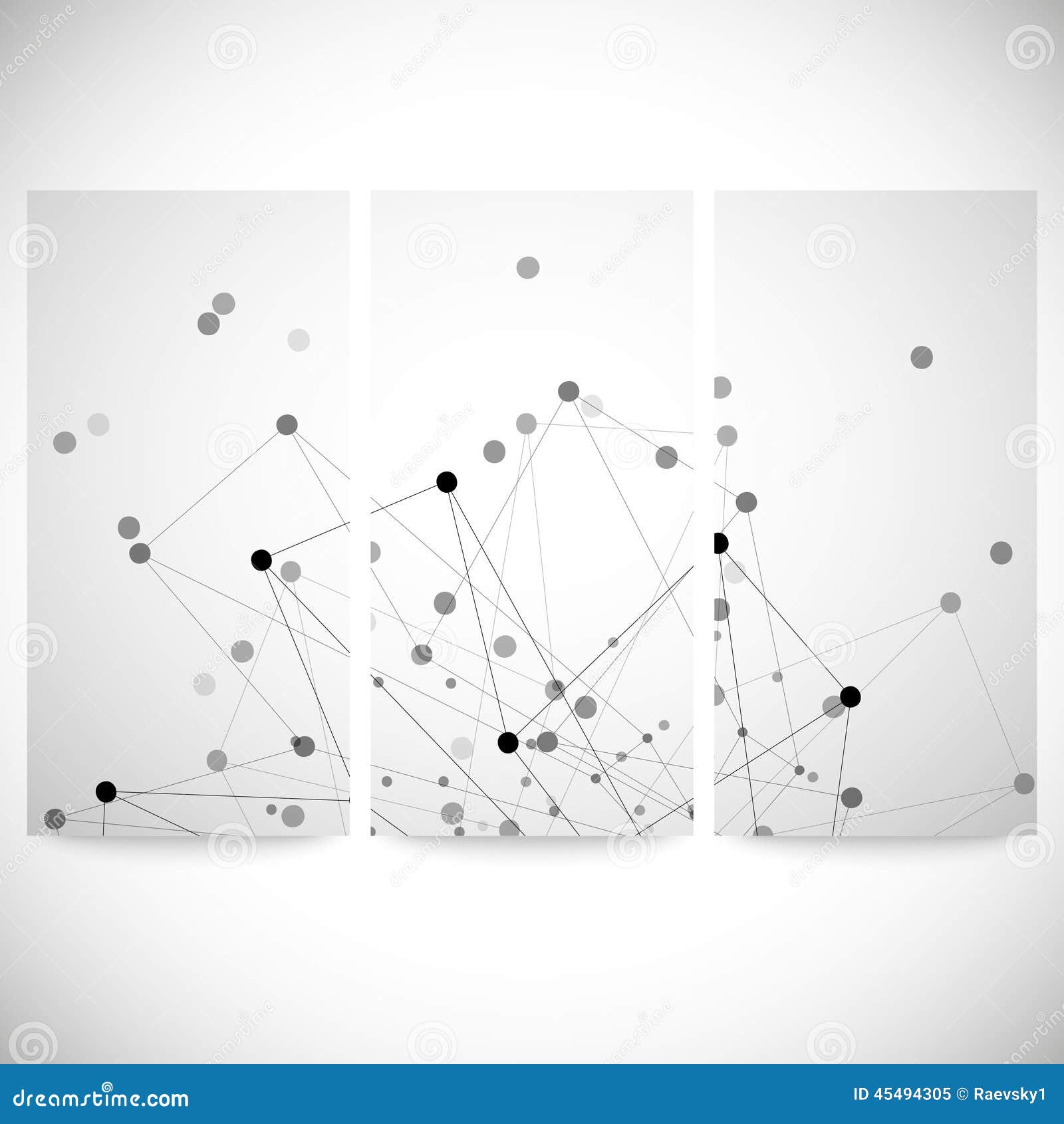 Set Of Gray Backgrounds For Communication, Stock Vector - Illustration ...