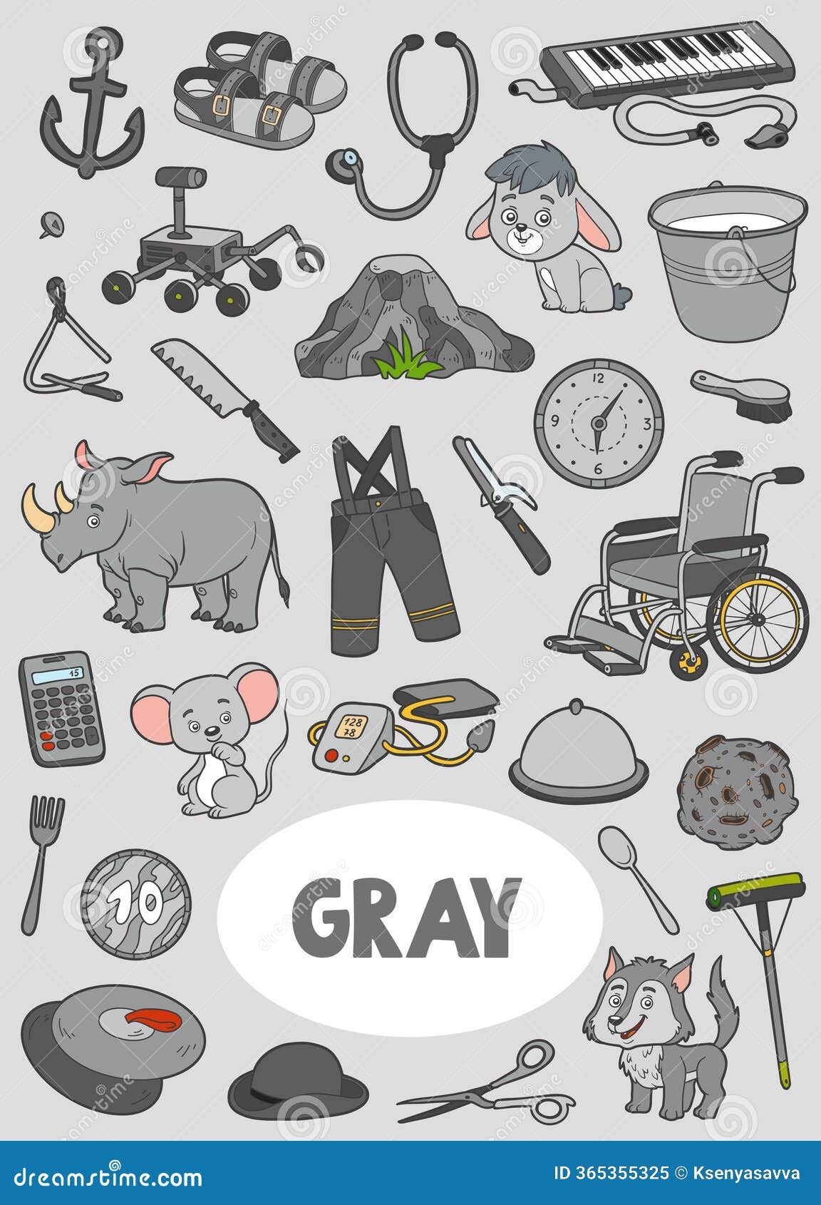 Visual Dictionary For Children About Teeth. Educational Poster About ...