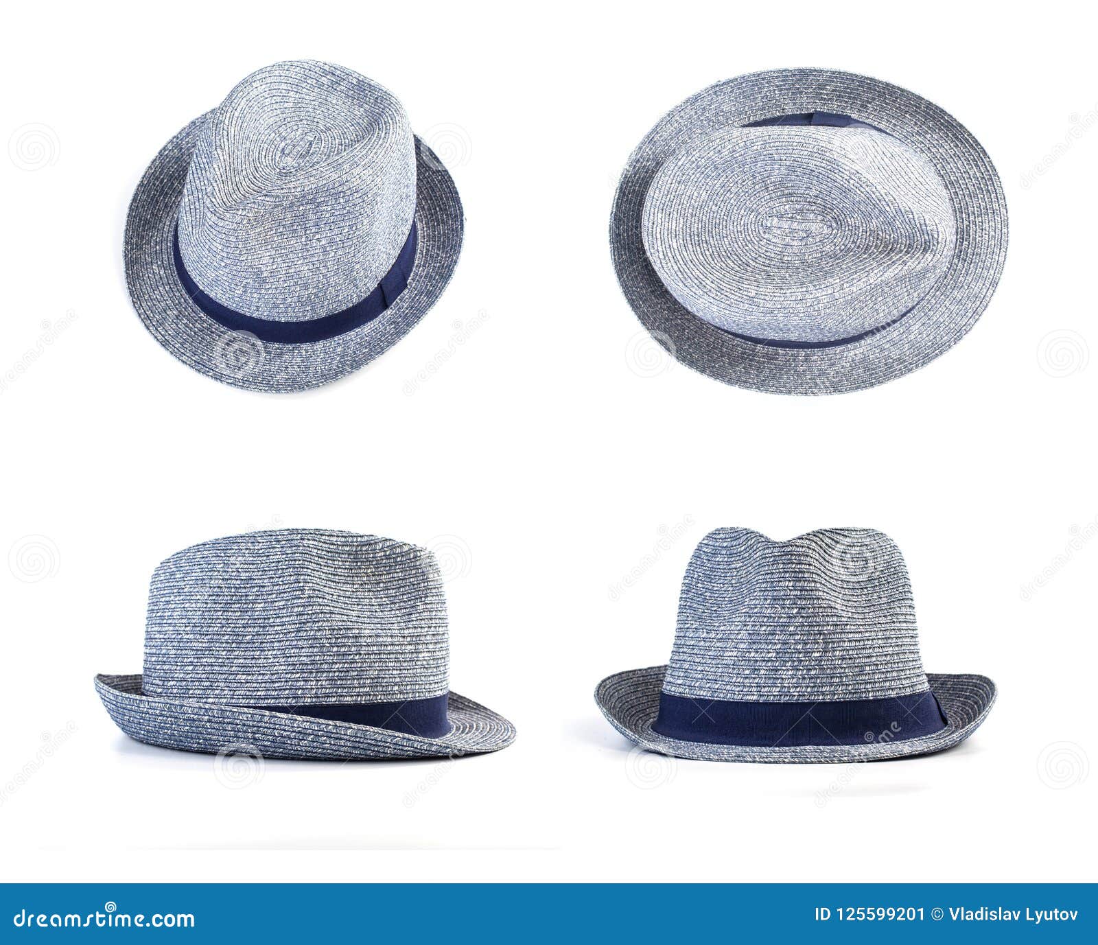 Set of gray hats stock image. Image of collection, dressed - 125599201