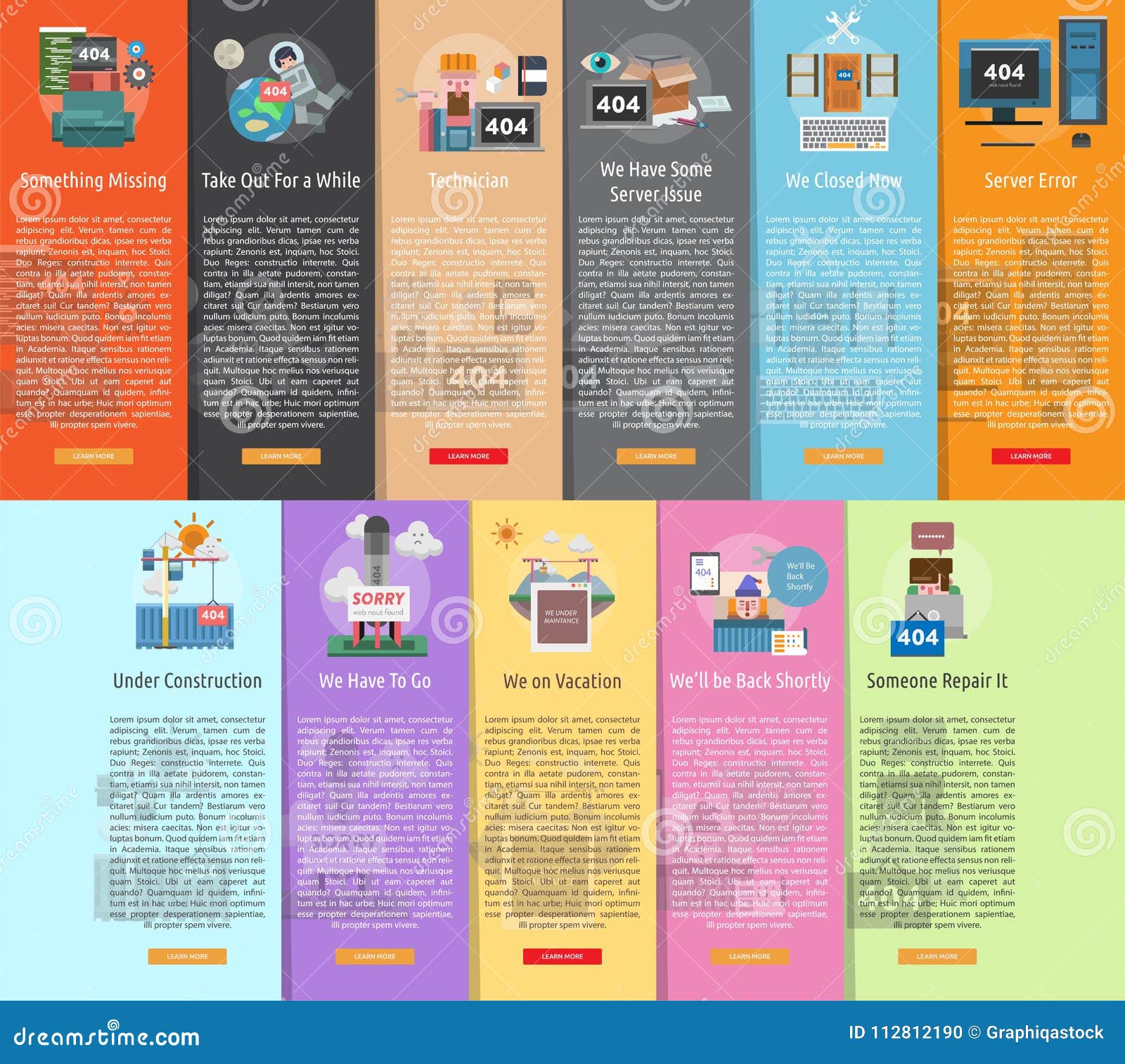 Web Maintenance Vertical Banner Concept Stock Vector - Illustration of ...