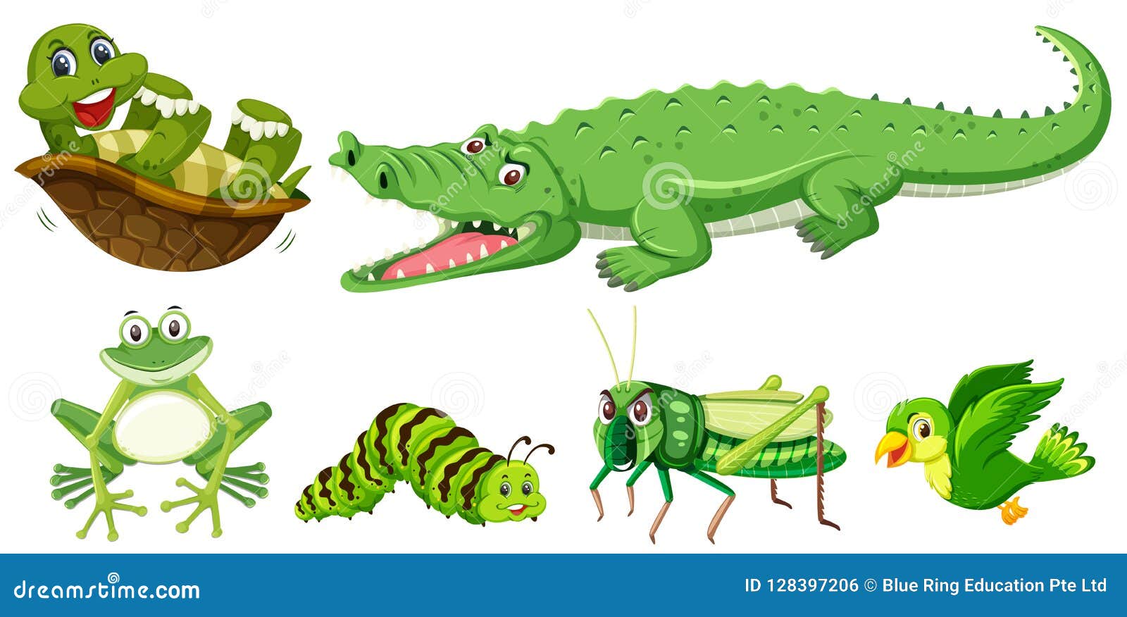 Green Cat Animal Head Flabbergasted, Doodle Icon Drawing Vector ...