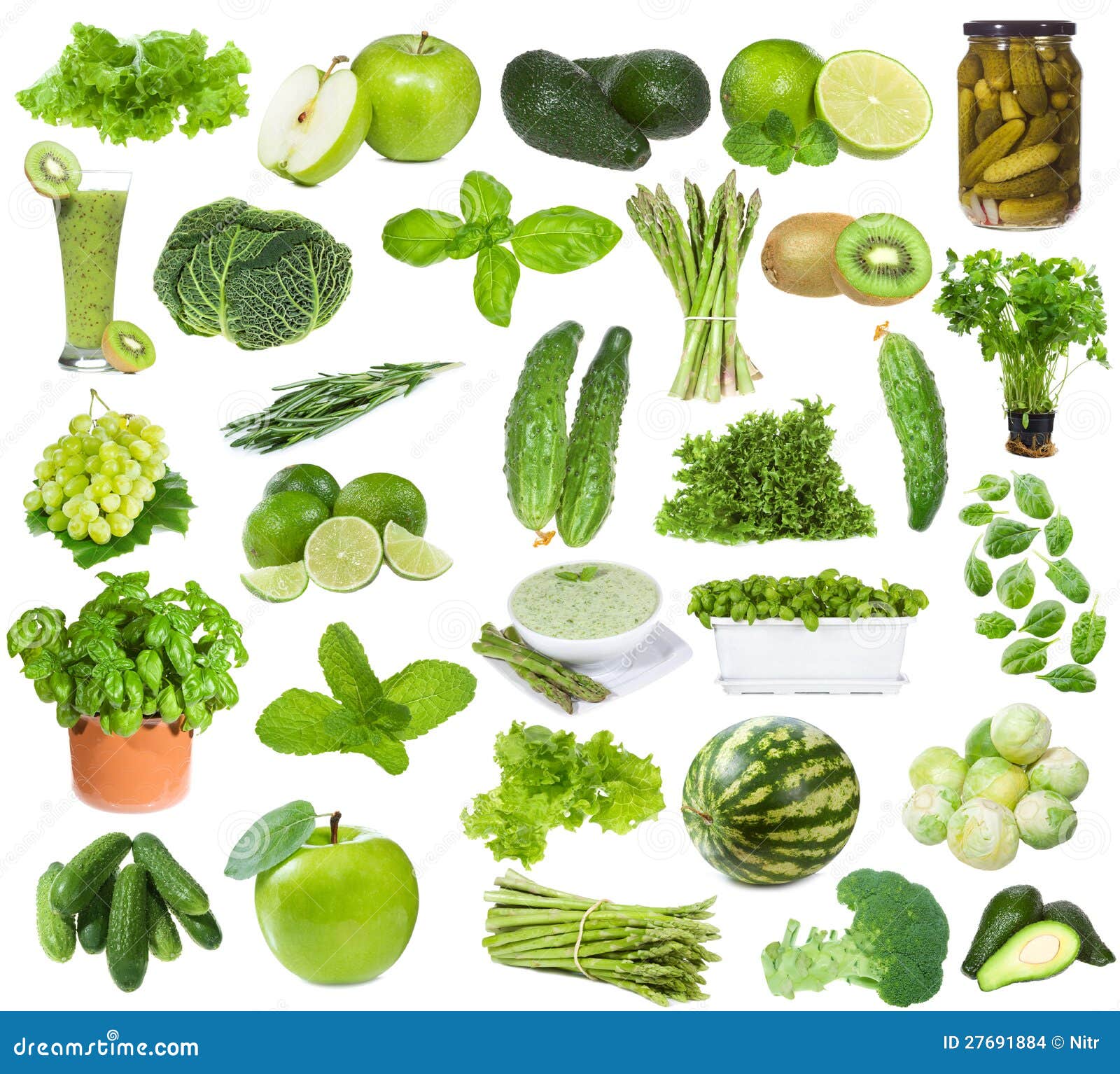 Set with green food stock photo. Image of apple, cucumber - 27691884