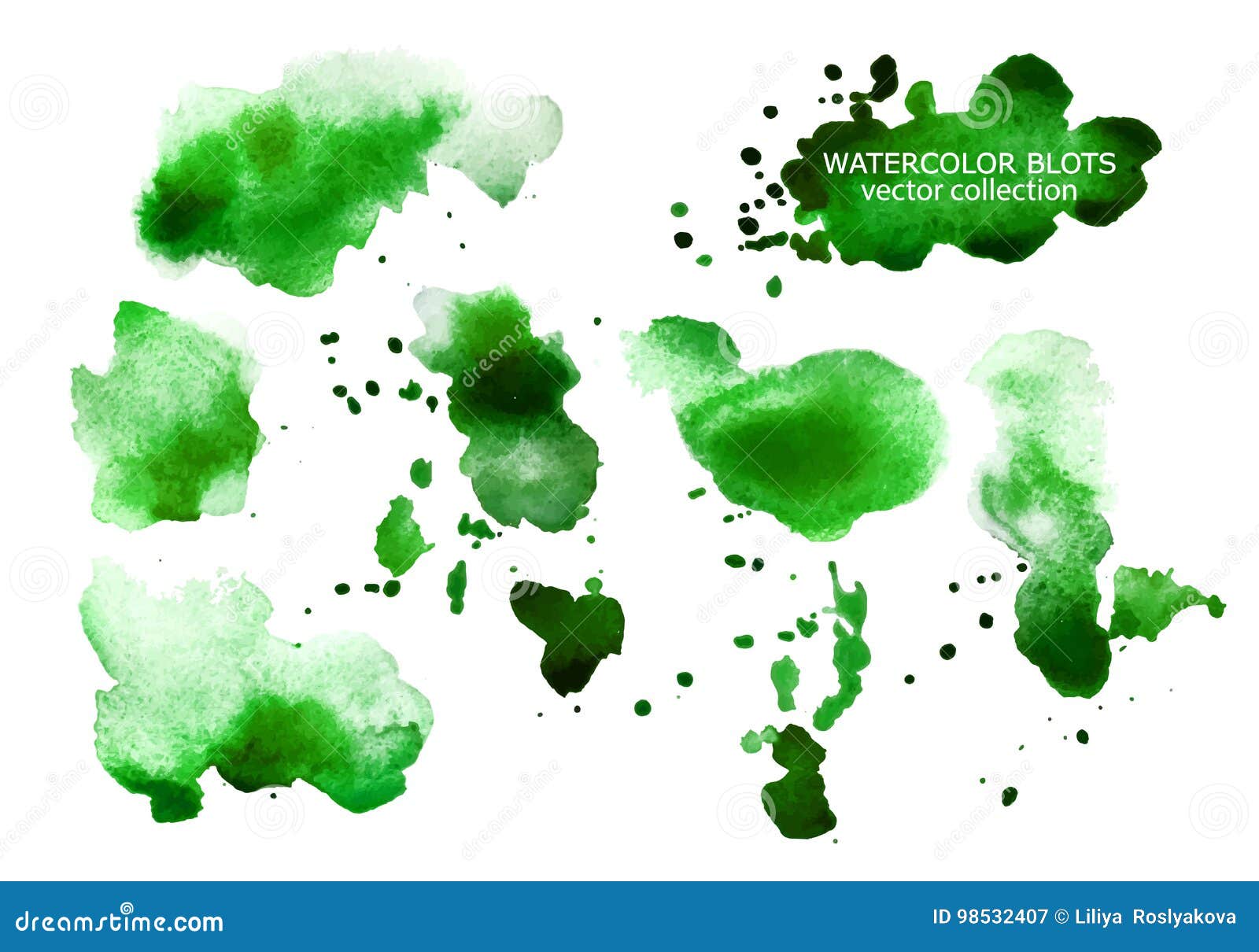 Green Watercolor Background Seamless Tile Texture Royalty-Free Stock ...