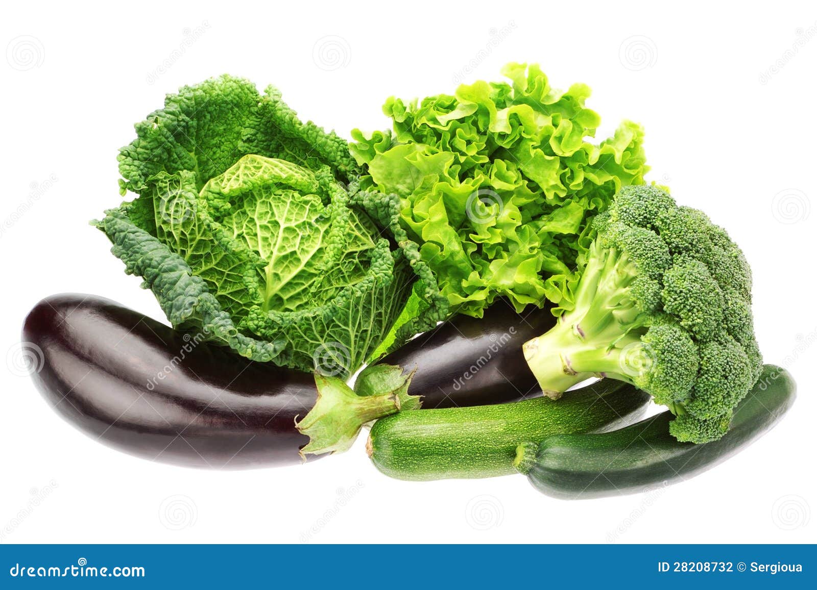 Set Grünes Gemüse. Stockfotografie - Bild: 28208732