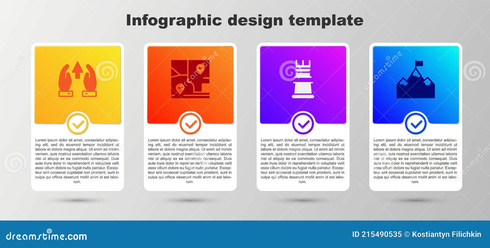 Set Growth Chart and Progress, Folded Map with Location, Business ...