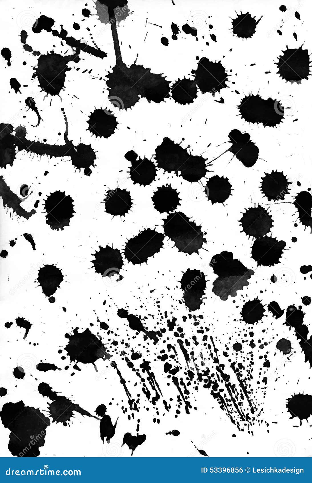 Set of grunge ink splashes stock vector. Illustration of backdrop ...