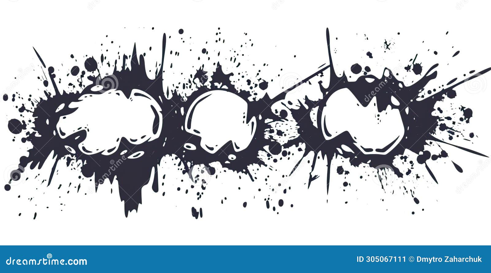 Set of Grunge-style Strike-through and Underline Elements, Adding a ...