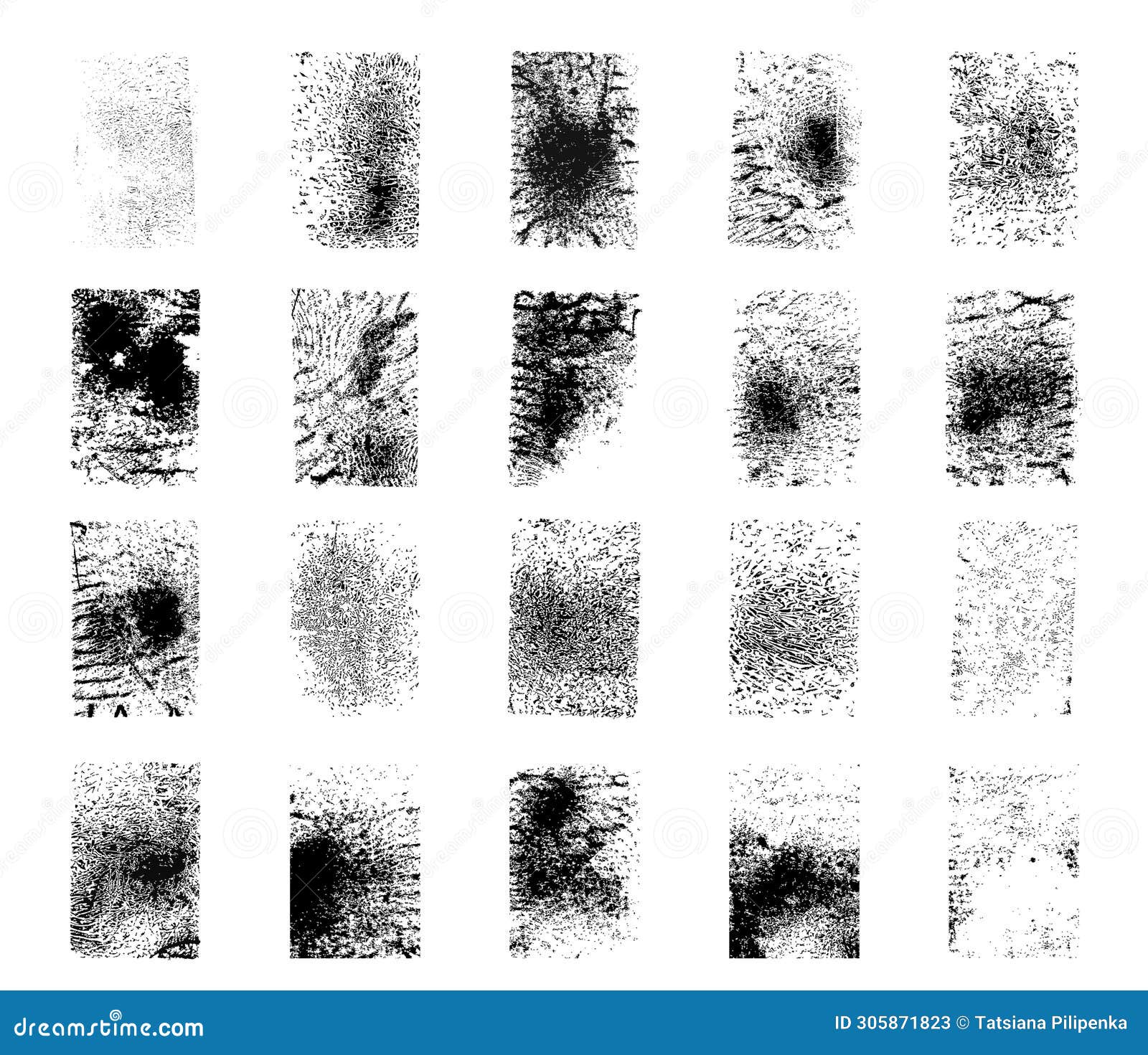 Vector Grunge shapes stock vector. Illustration of dirty - 305871823