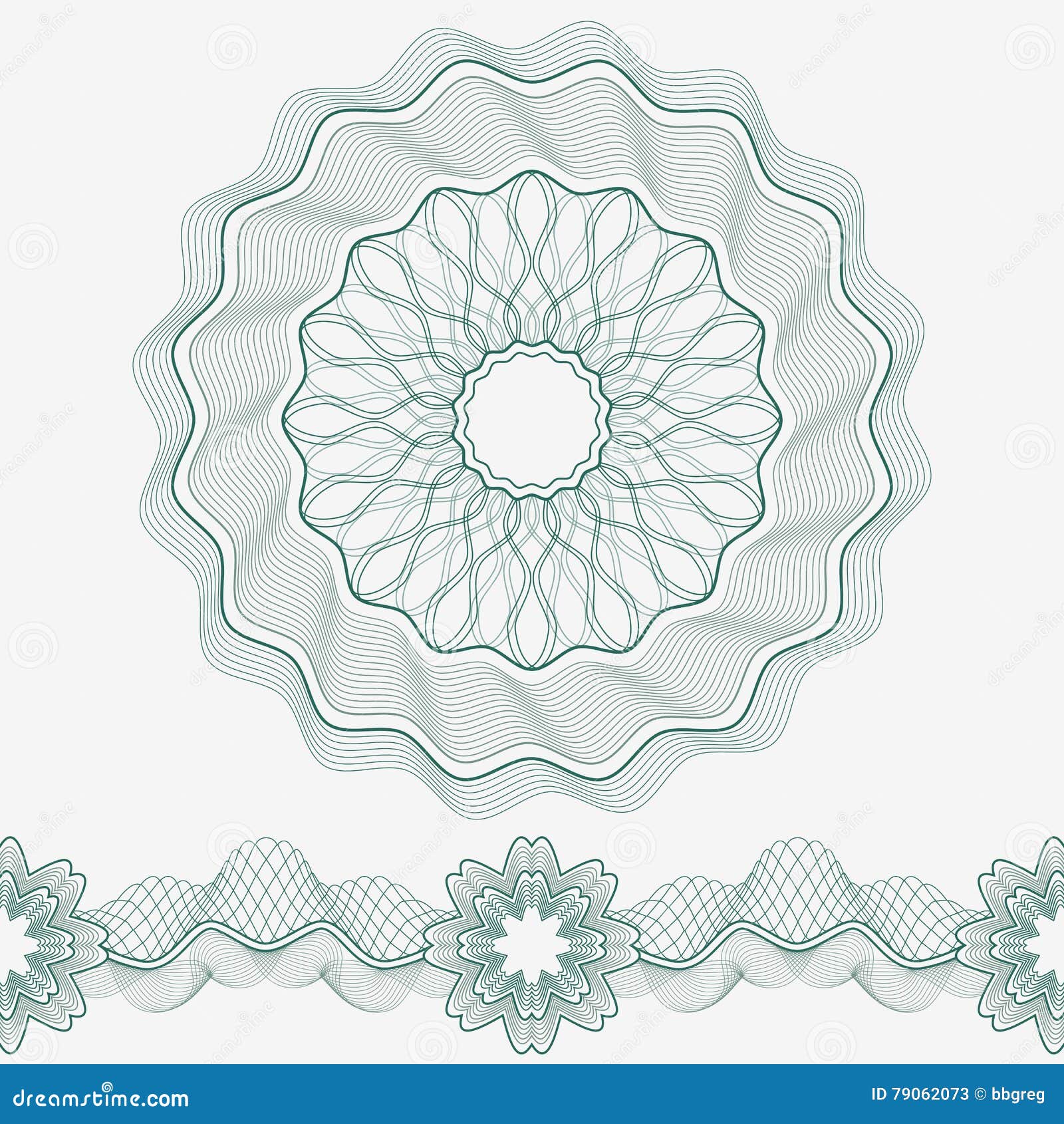 Guilloche Patterns Vector