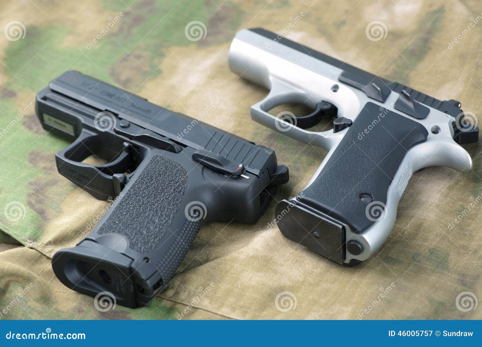Set of guns stock image. Image of firearm, object, concept - 46005757