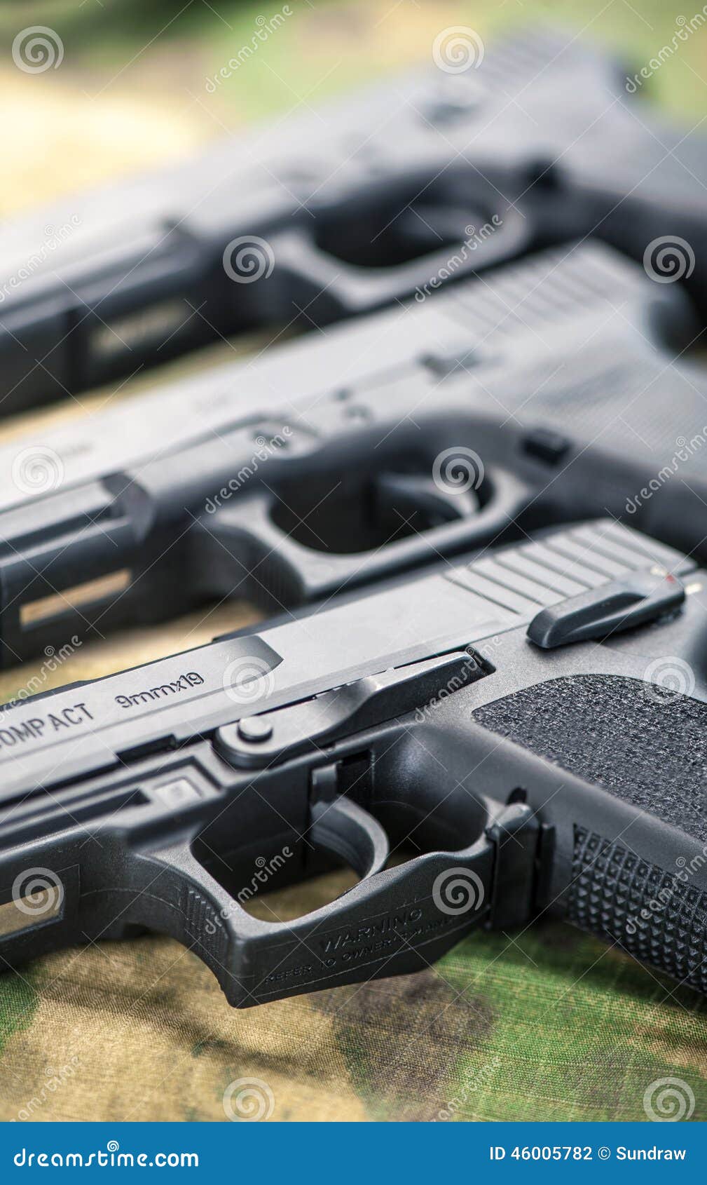 Set of guns stock photo. Image of criminal, terrified - 46005782