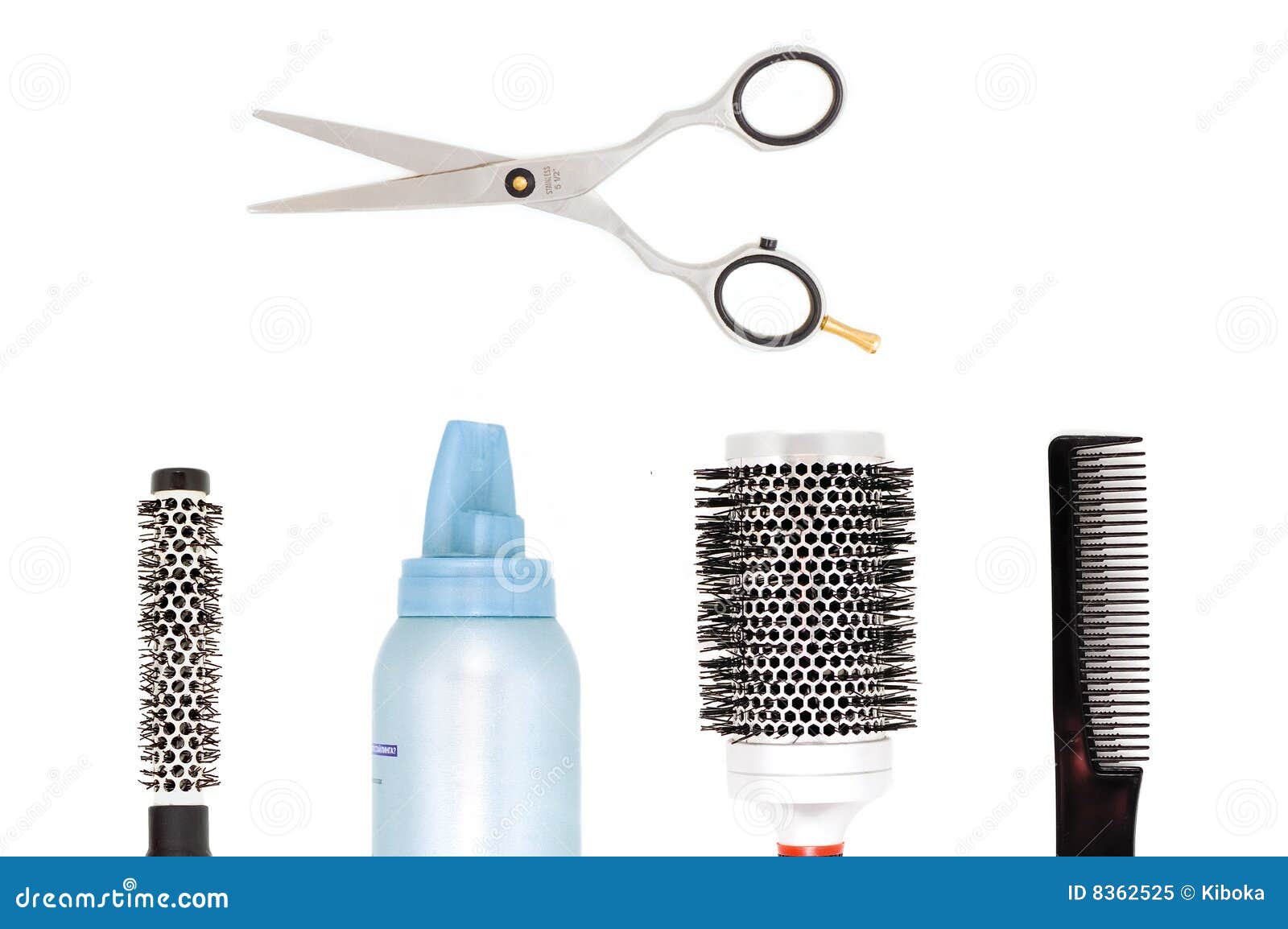 Set of haircare tools stock image. Image of iron, hairdresser - 8362525