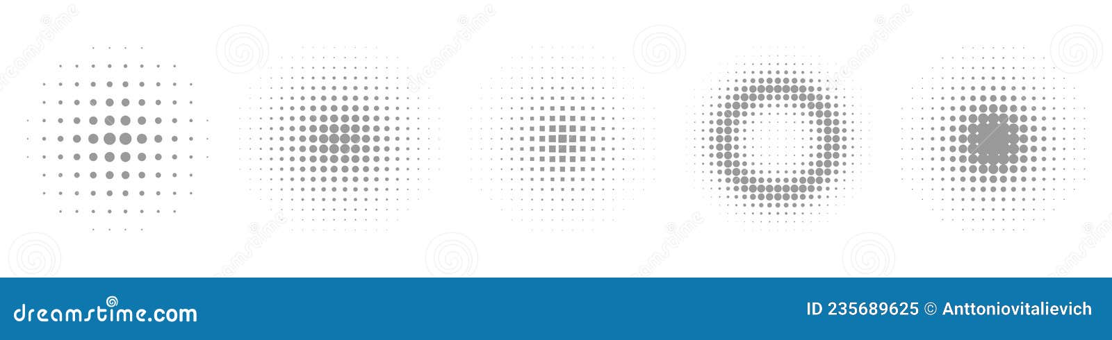 Dot Fade Pattern. Faded Halftone Black Dots Isolated On White ...
