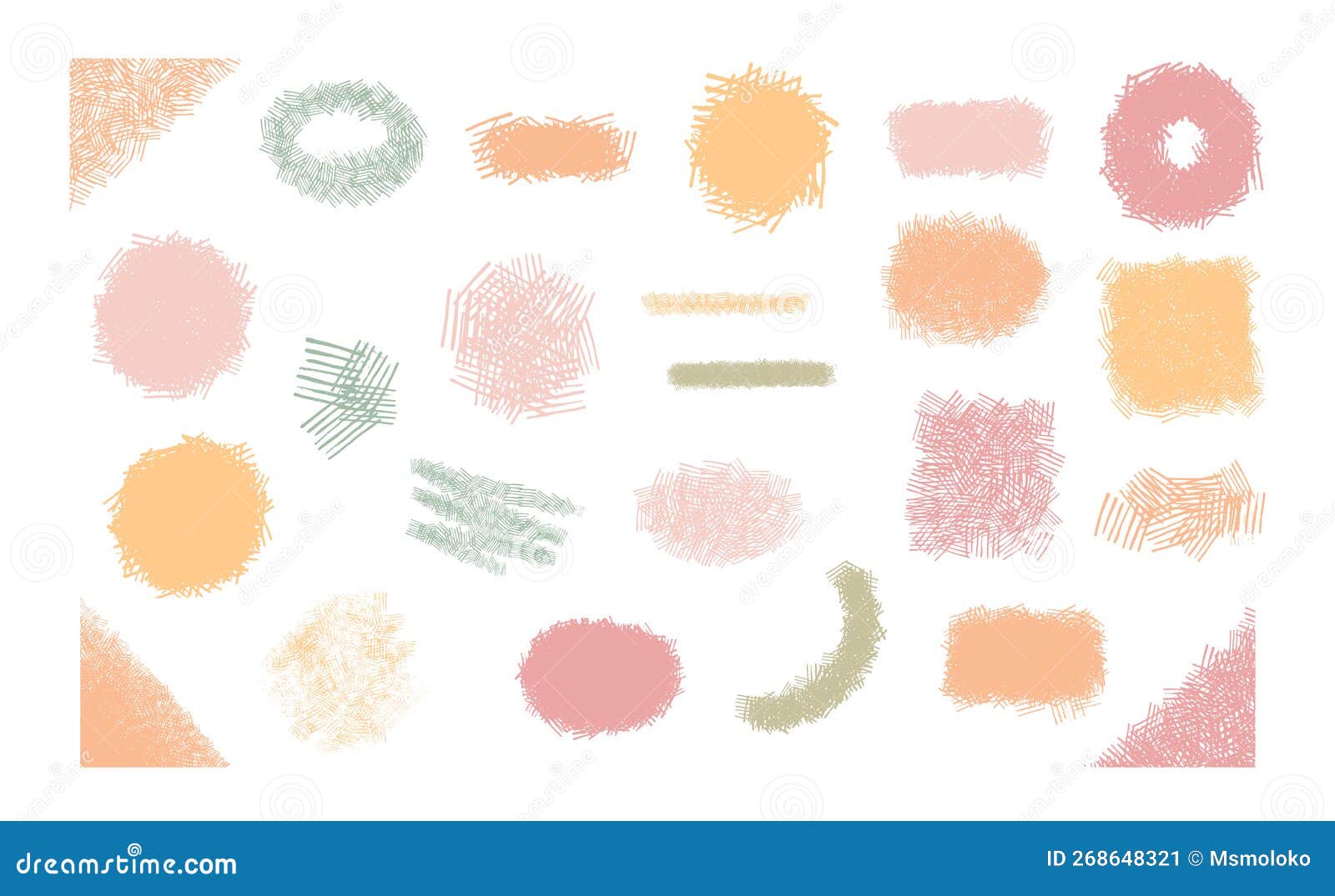 Organic Textured Random Pink Circles In A Seamless Pattern Tile Cartoon ...