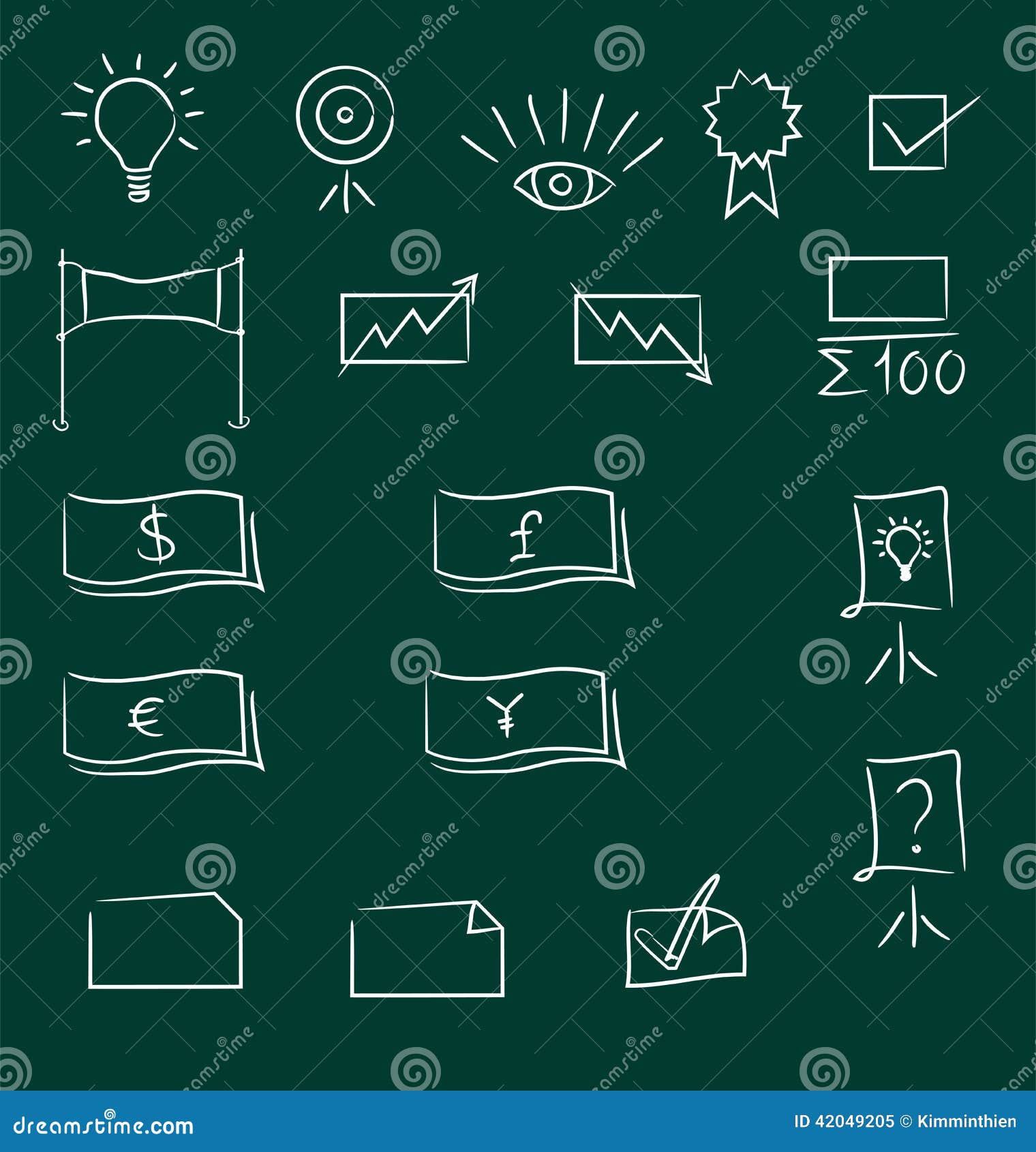 Set of hand drawn stock vector. Illustration of highlighter - 42049205